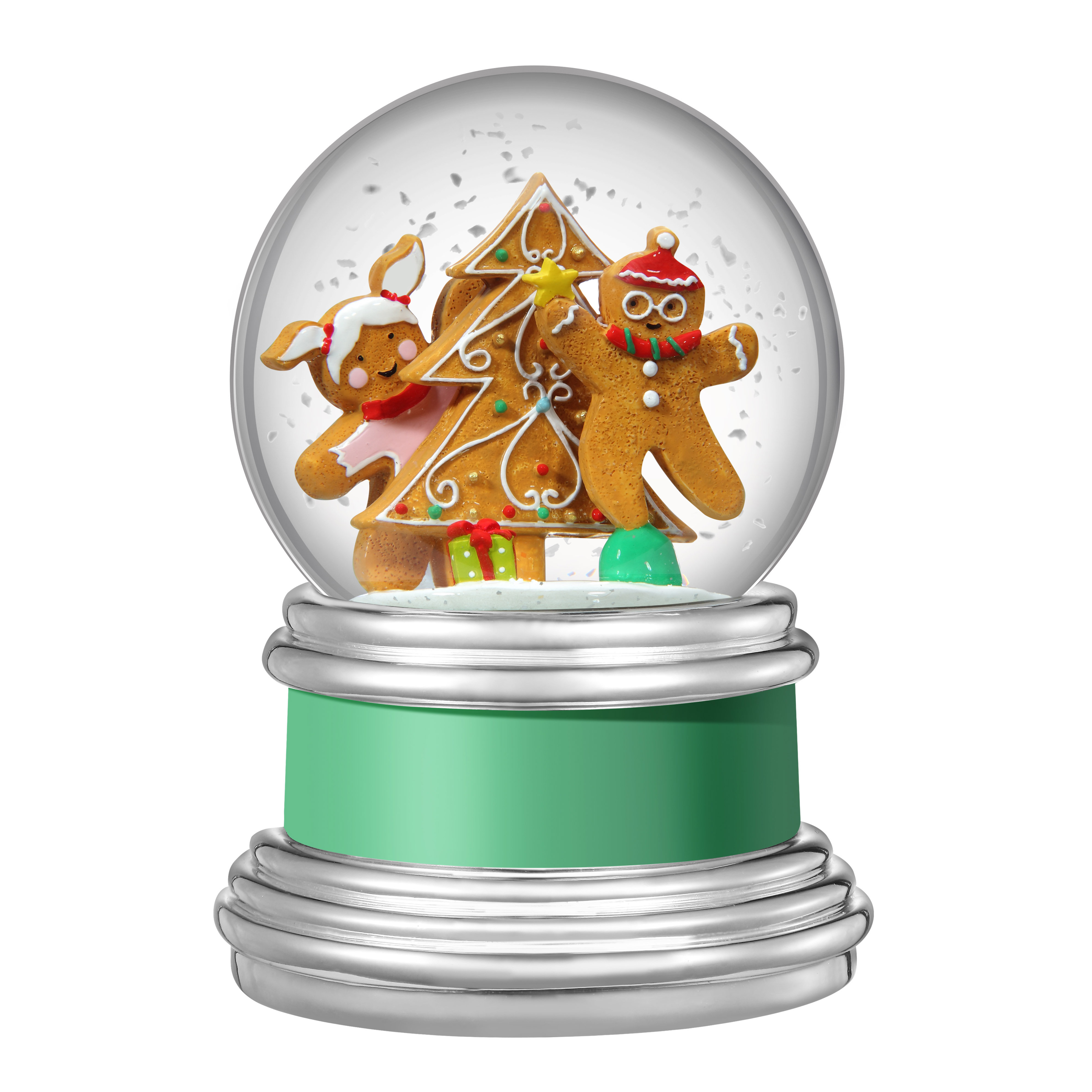 Haute Decor Gingerbread Christmas Snow Globe & Reviews | Wayfair