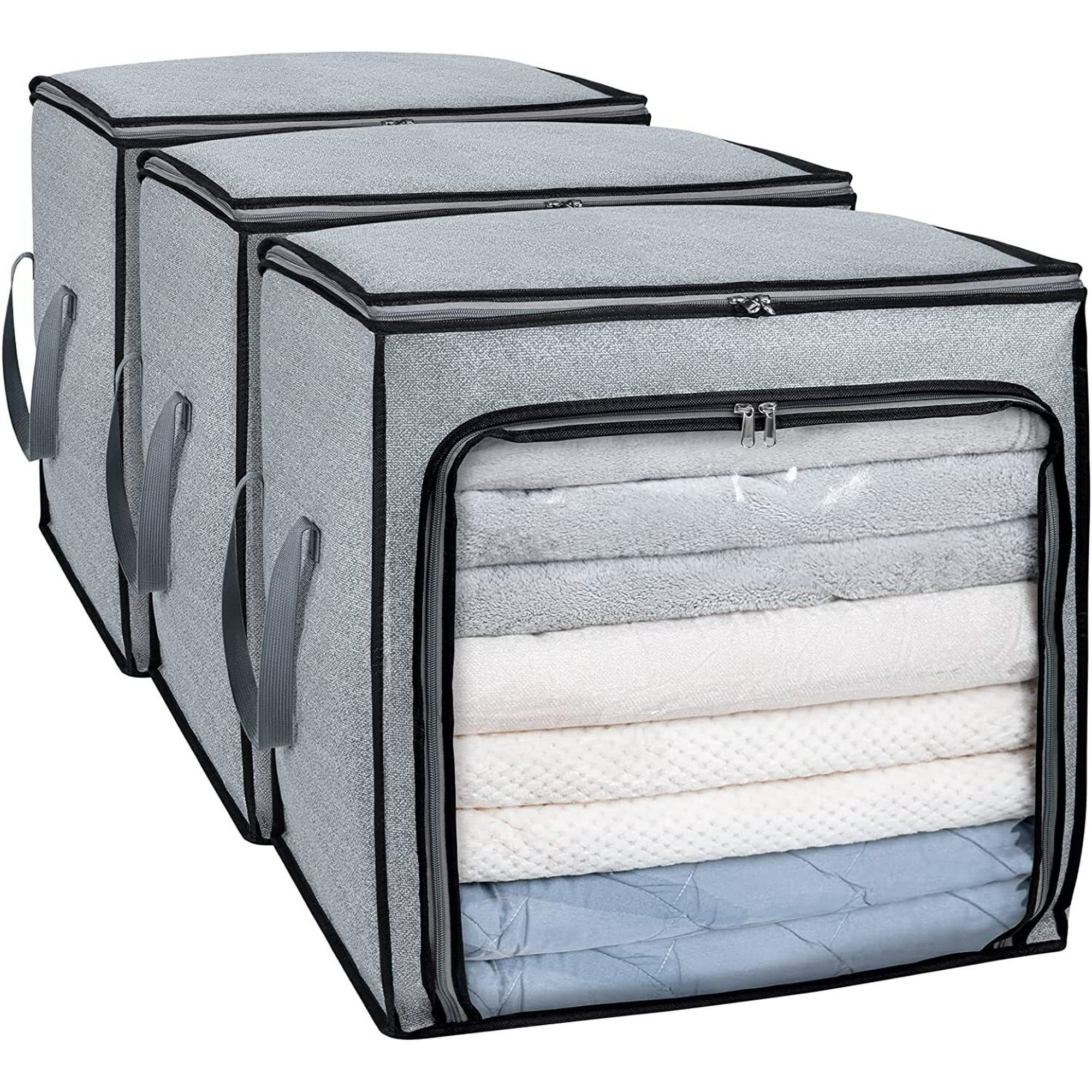 Latitude Run® Foldable Closet Organizers For Bedroom, Blankets, Bedding ...