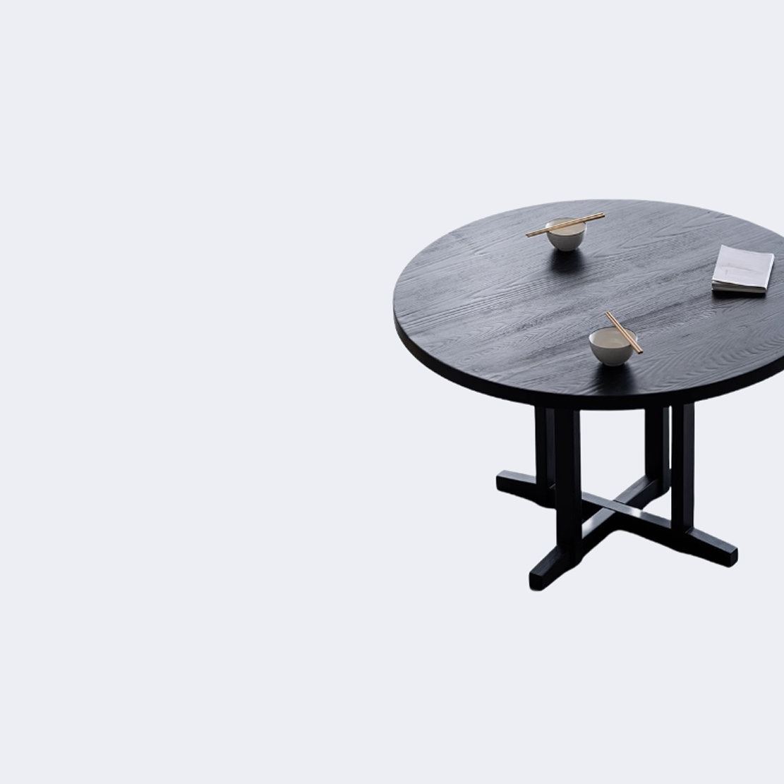 Dining Elegance Minimalist Medieval Style Round Table Round Dining ...