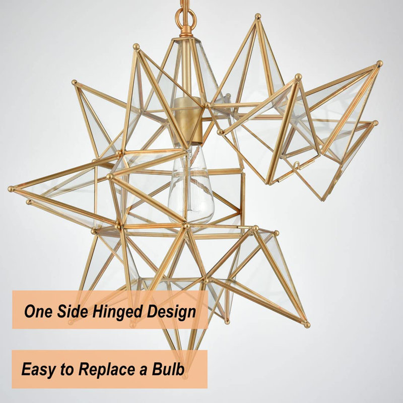 Dakota Fields Cameria 1 - Light Unique/Statement Pendant | Wayfair
