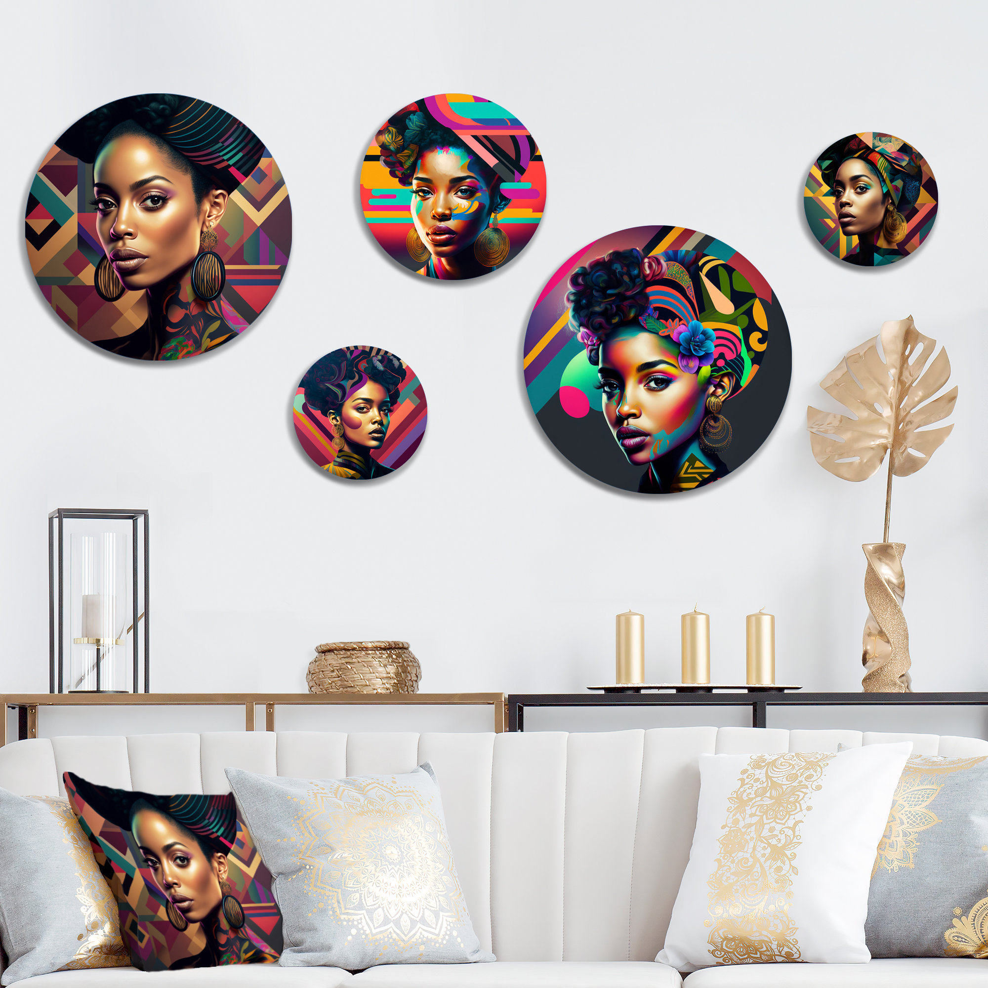 Design Art 5 Colorful Hip Hop Street Art I Wall Decor Set | Wayfair
