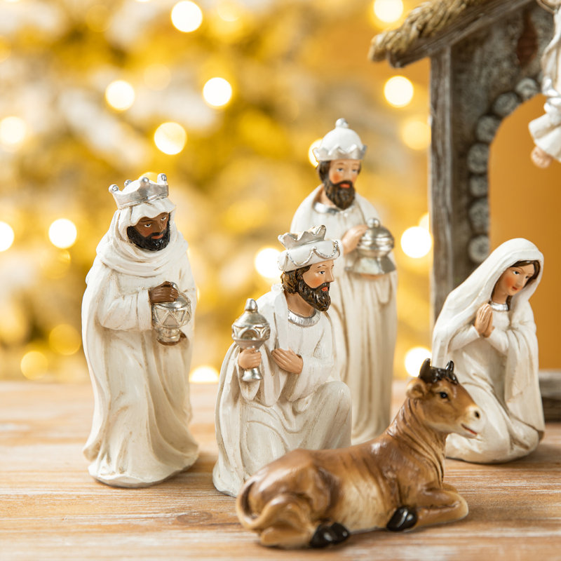 The Holiday Aisle® 11 Piece Nativity Figurine Set & Reviews | Wayfair