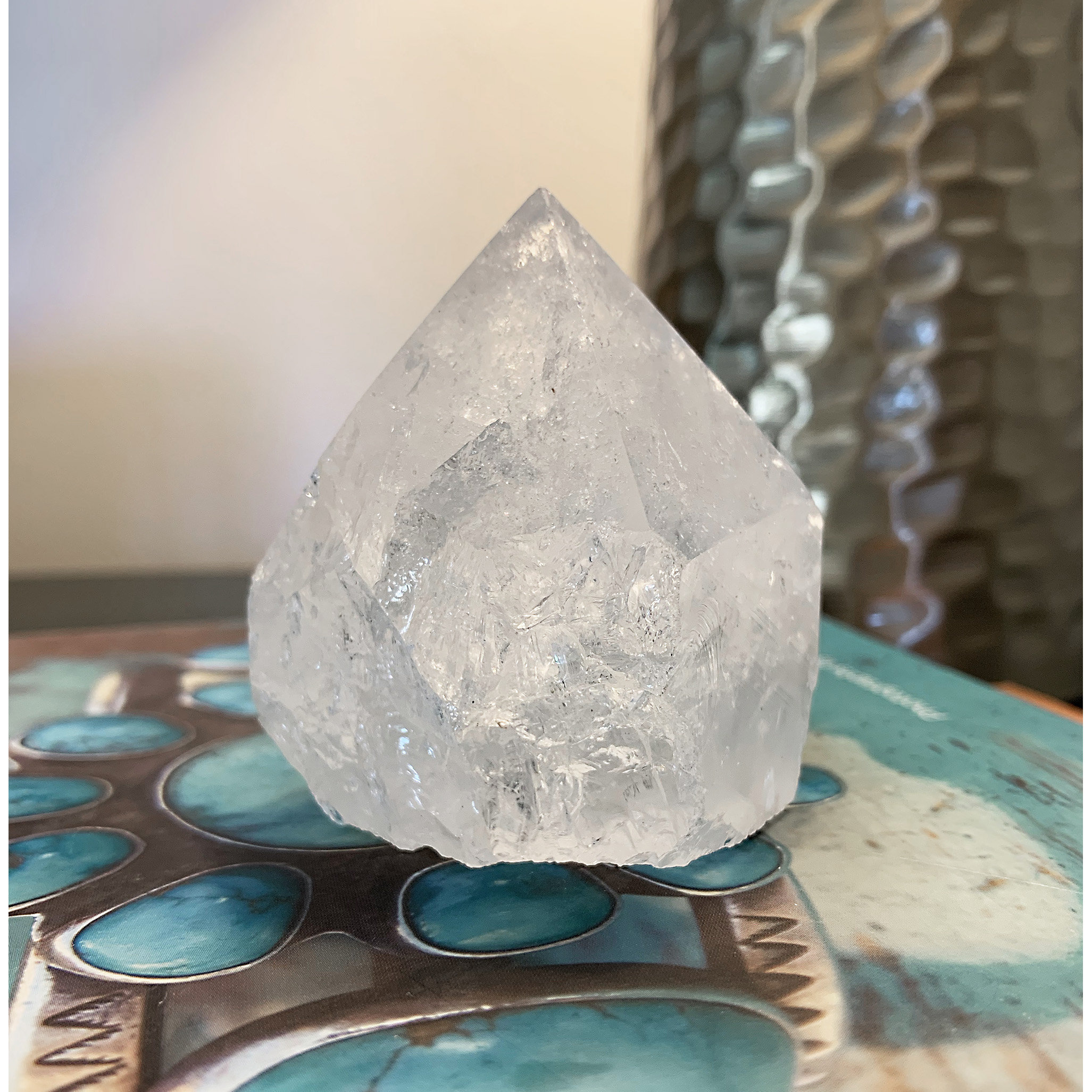 Everly Quinn Quartz Point - Semi Polished Crystal | Wayfair