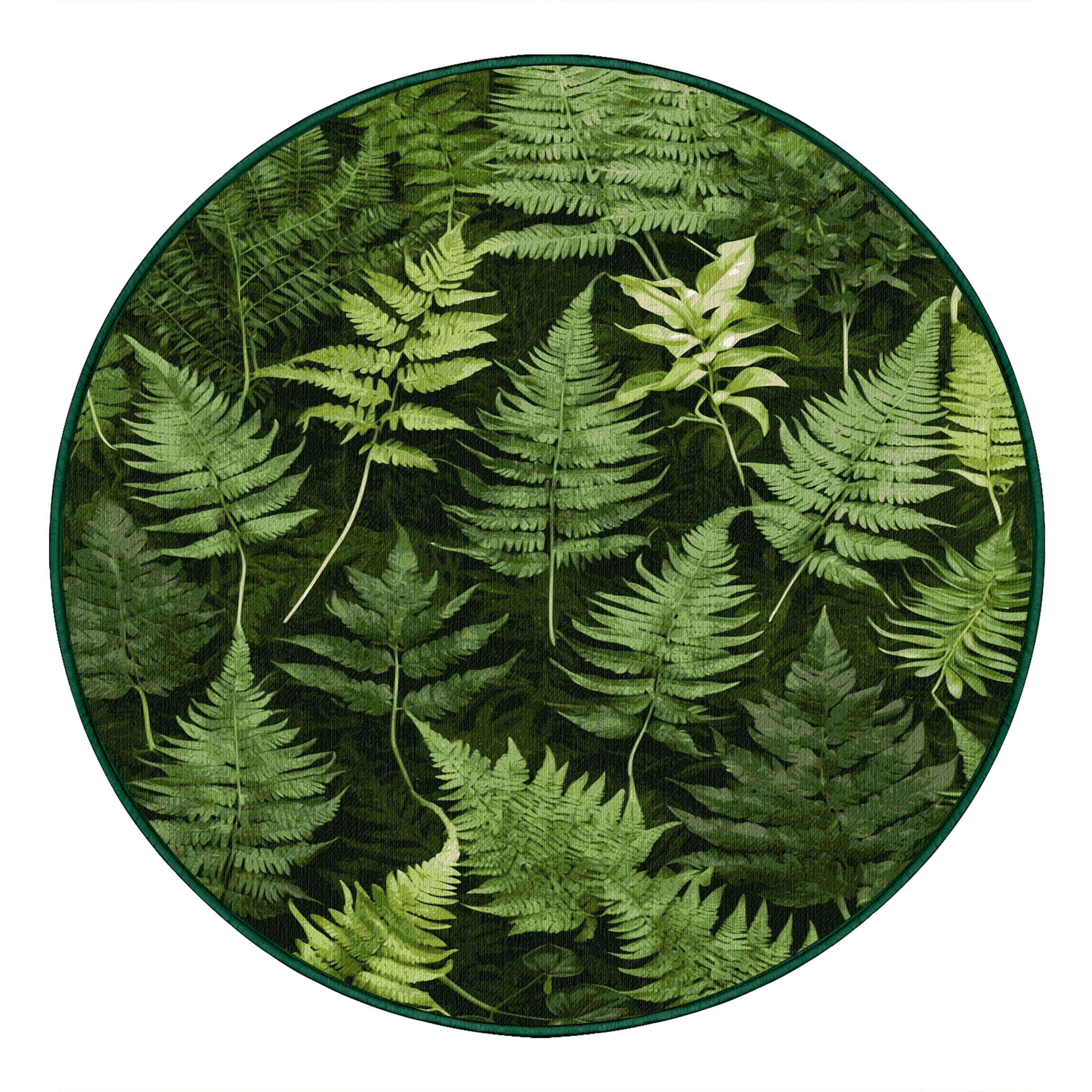 Red Barrel Studio® Machine Washable Nature Green Area Rug | Wayfair