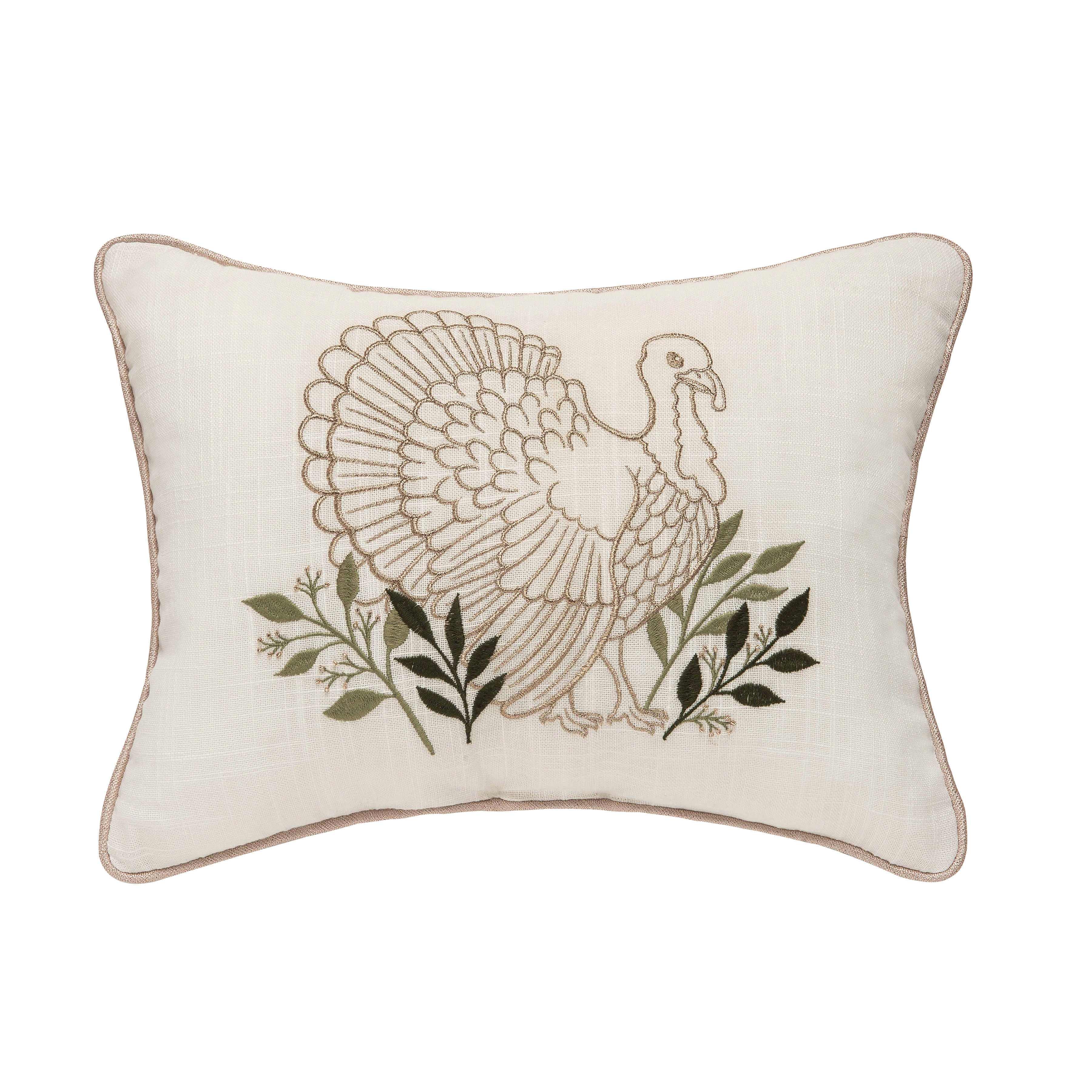 C&F Home Botanical Turkey Pillow | Wayfair