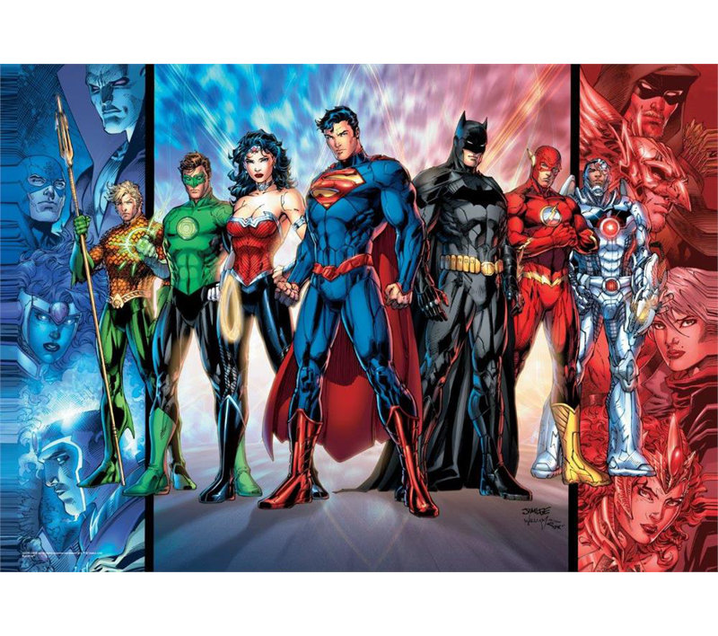 MightyPrint DC Comics Justice League 'Justice League' MightyPrint Wall ...