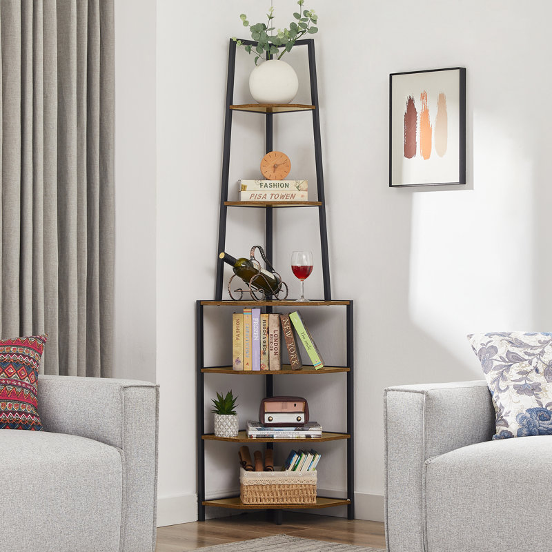 Trent Austin Design Pursel 68.5'' Tall 5 Tier Corner Bookcase & Reviews ...