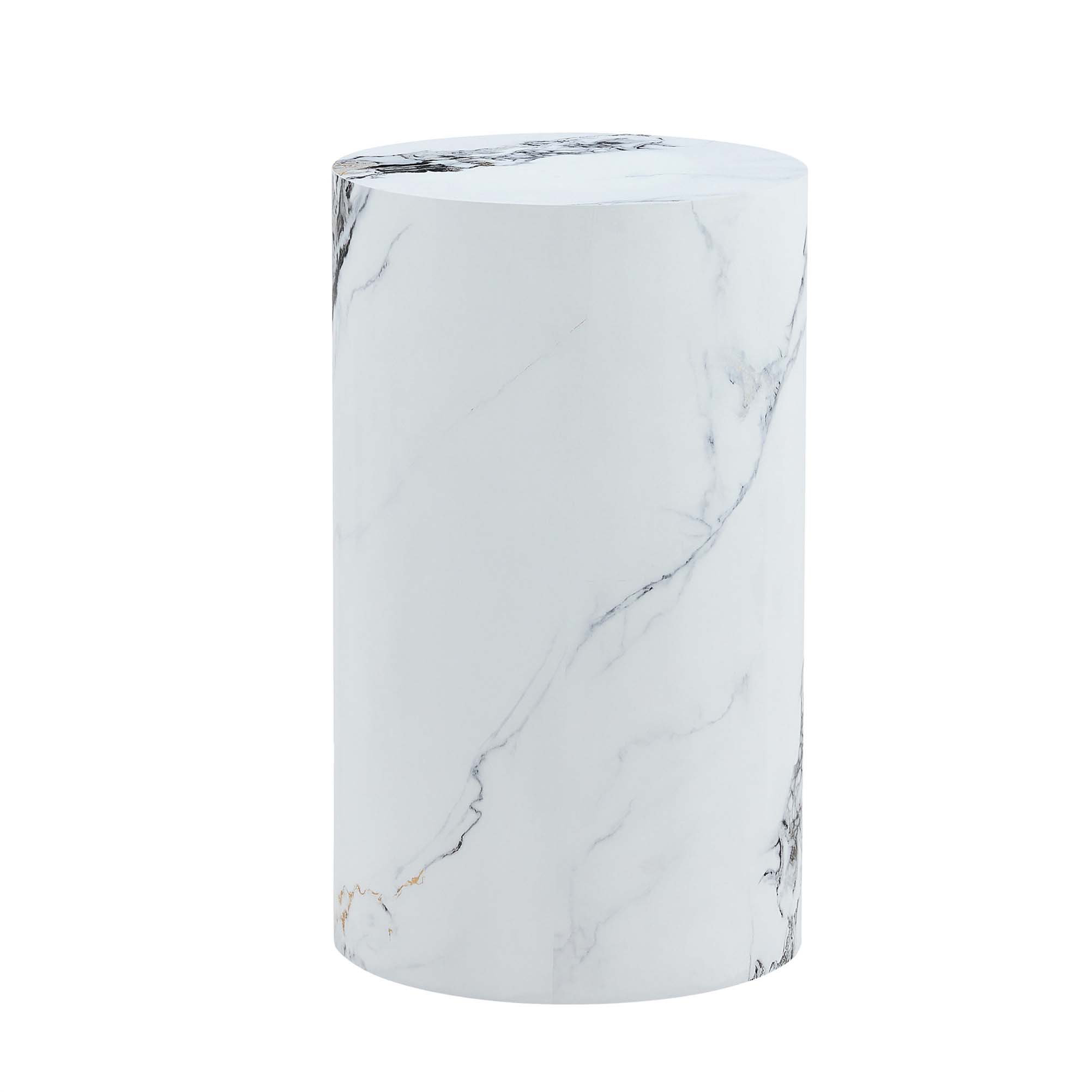 Ivy Bronx The Cylindrical Table With Its Patterned Design Can Be Easily ...