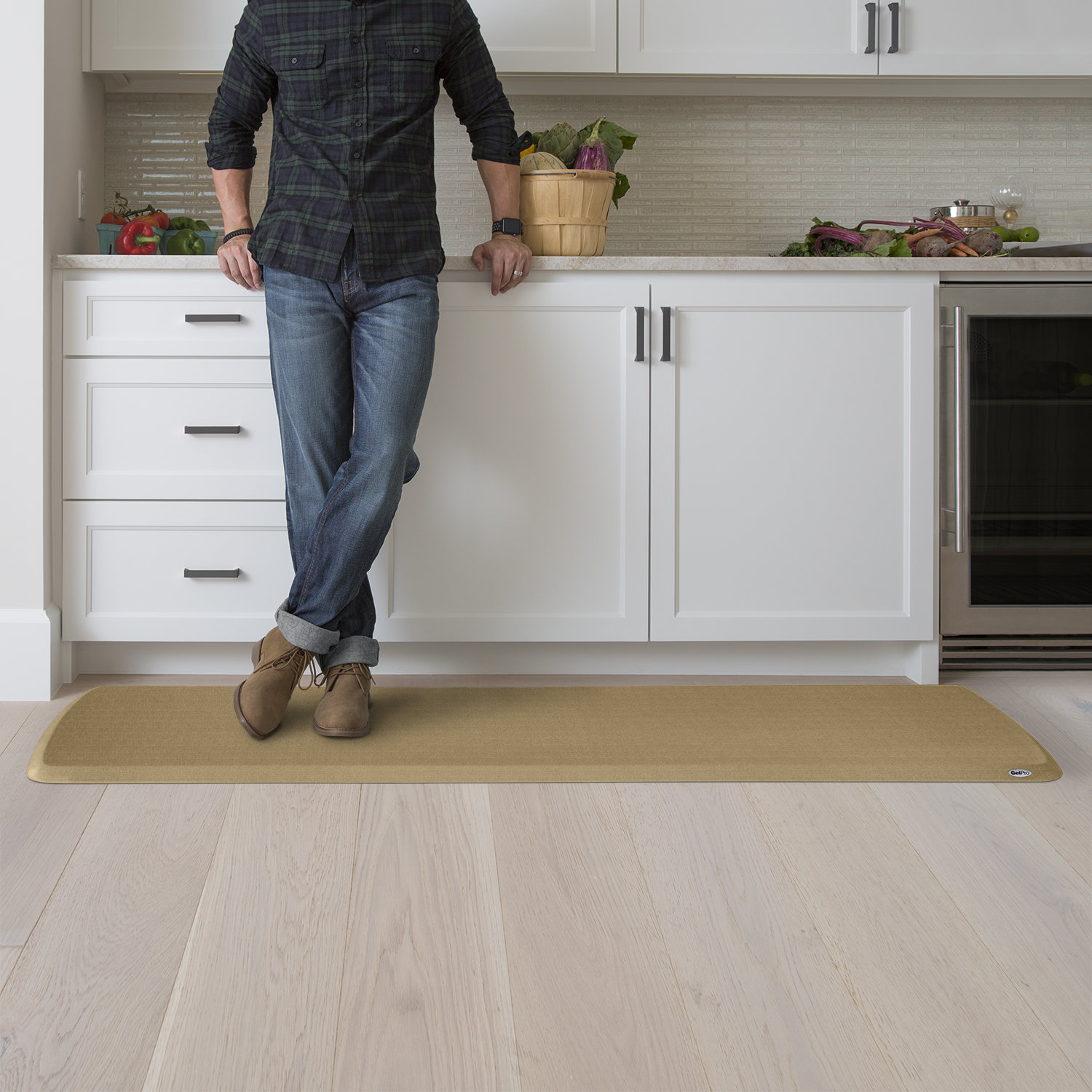 GelPro Linen Elite Premier Comfort Kitchen Mat & Reviews | Wayfair