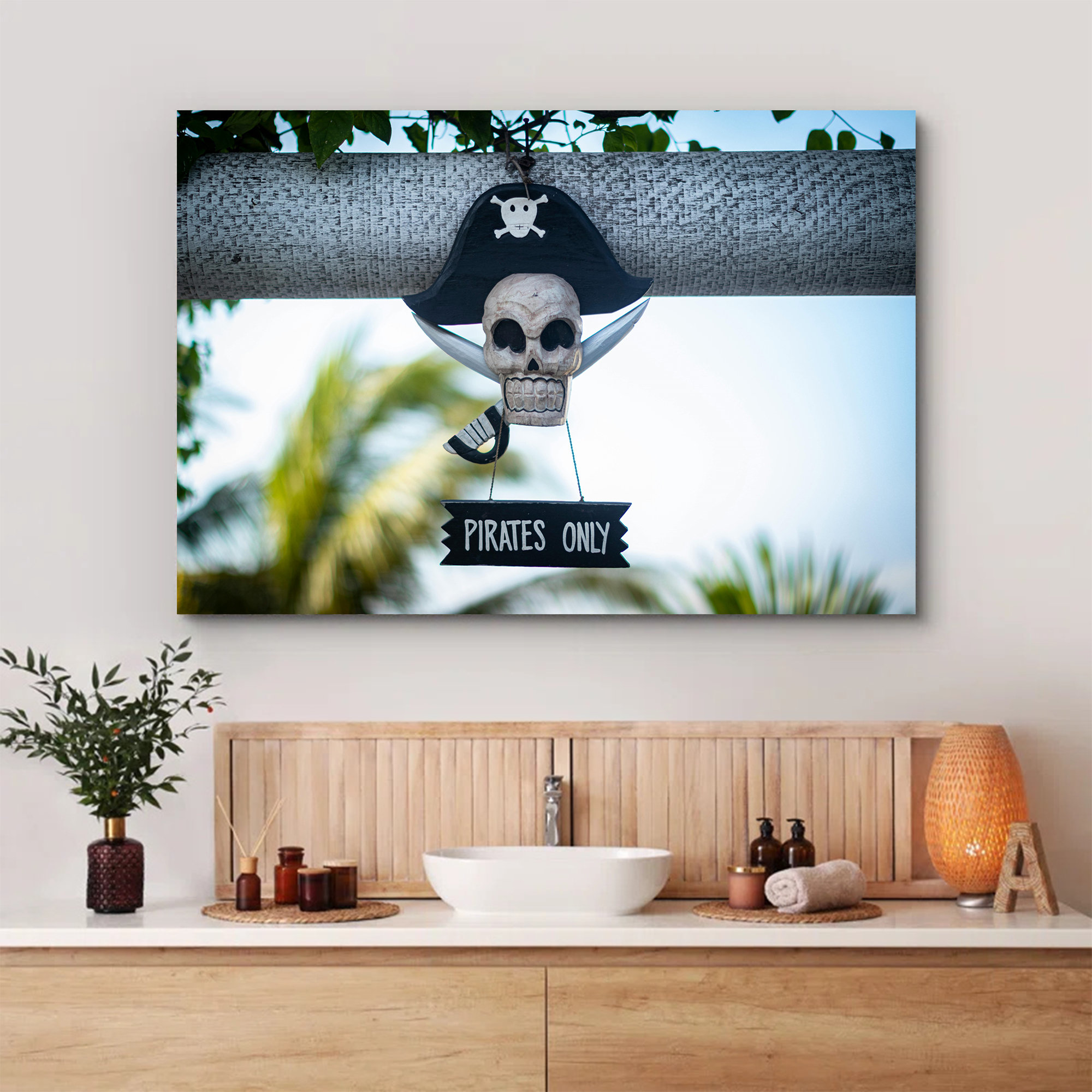 Breakwater Bay Pirate Sign for Themed Decor | Wayfair