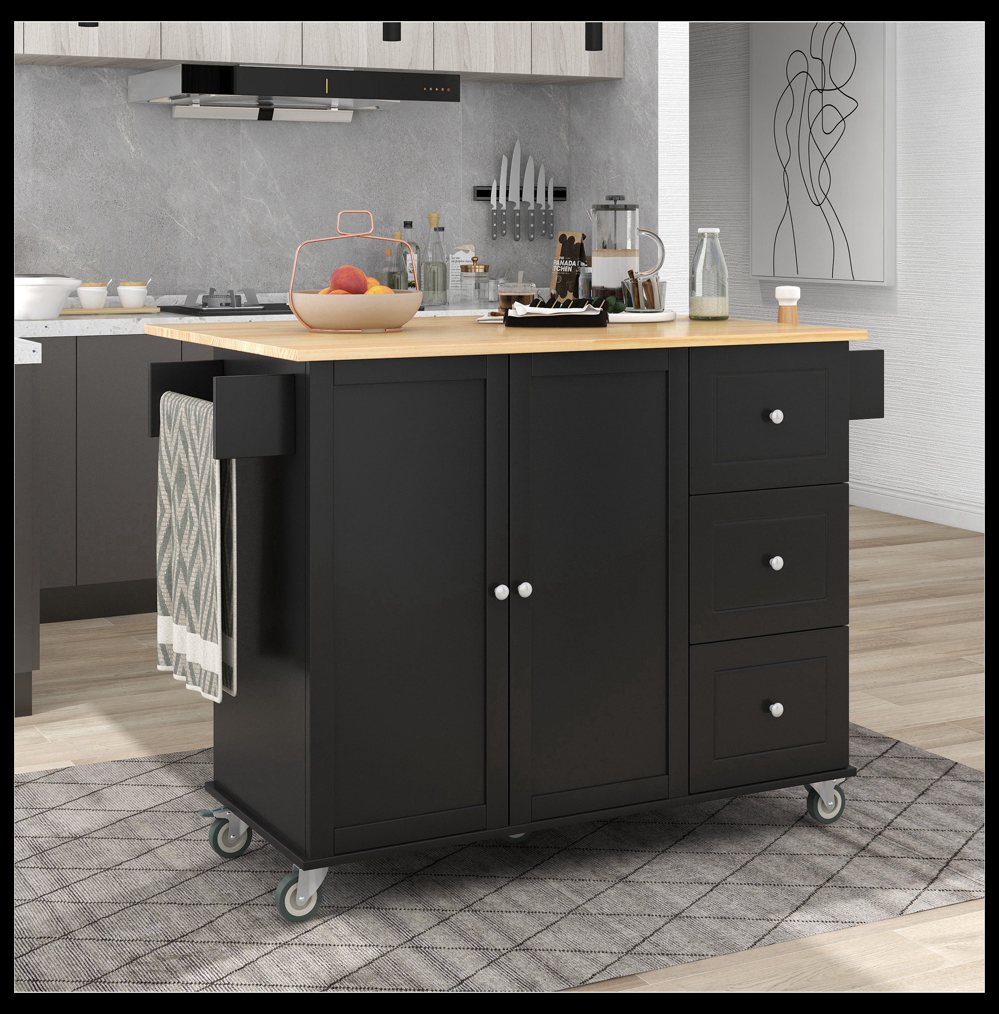 Latitude Run® Ailyne Kitchen Island - Wayfair Canada