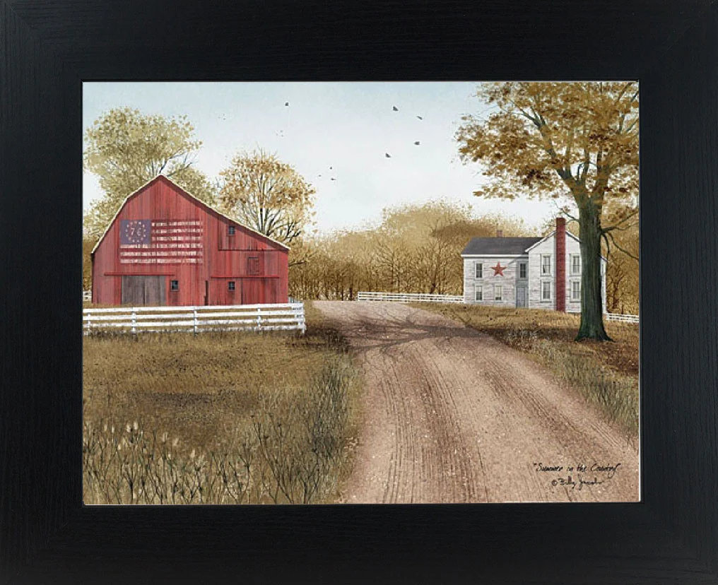 August Grove® Summer In The Country Billy Jacobs Barn Flag Patriotic ...