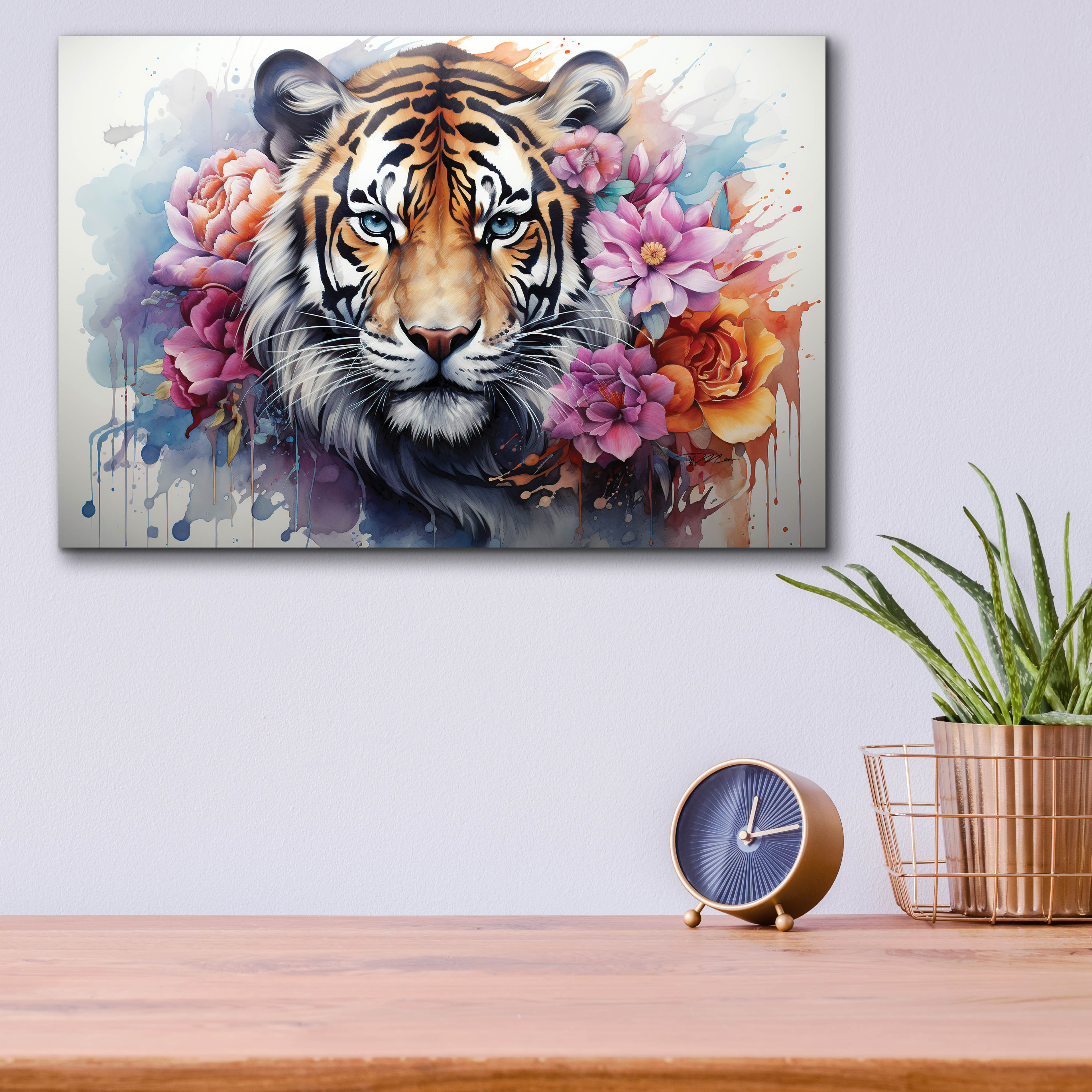 Bungalow Rose Wild Life Of Predators In Watercolor 11' by MomArtAcrylic ...