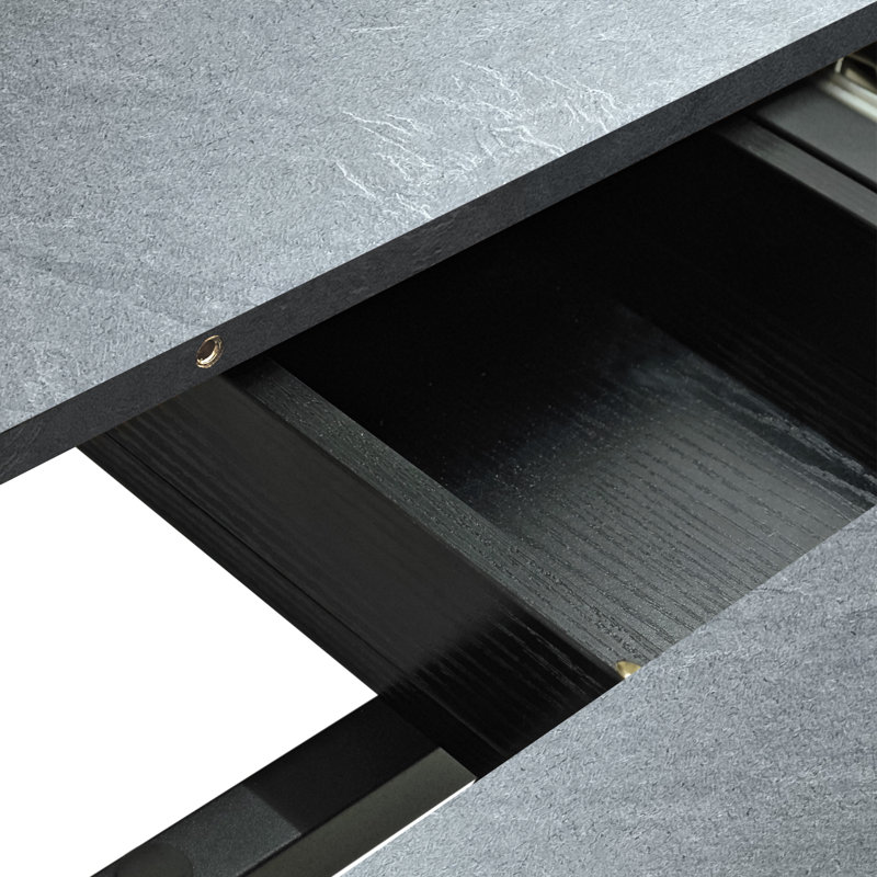 Ebern Designs Retro Rectangular Stretch Dining Table | Wayfair