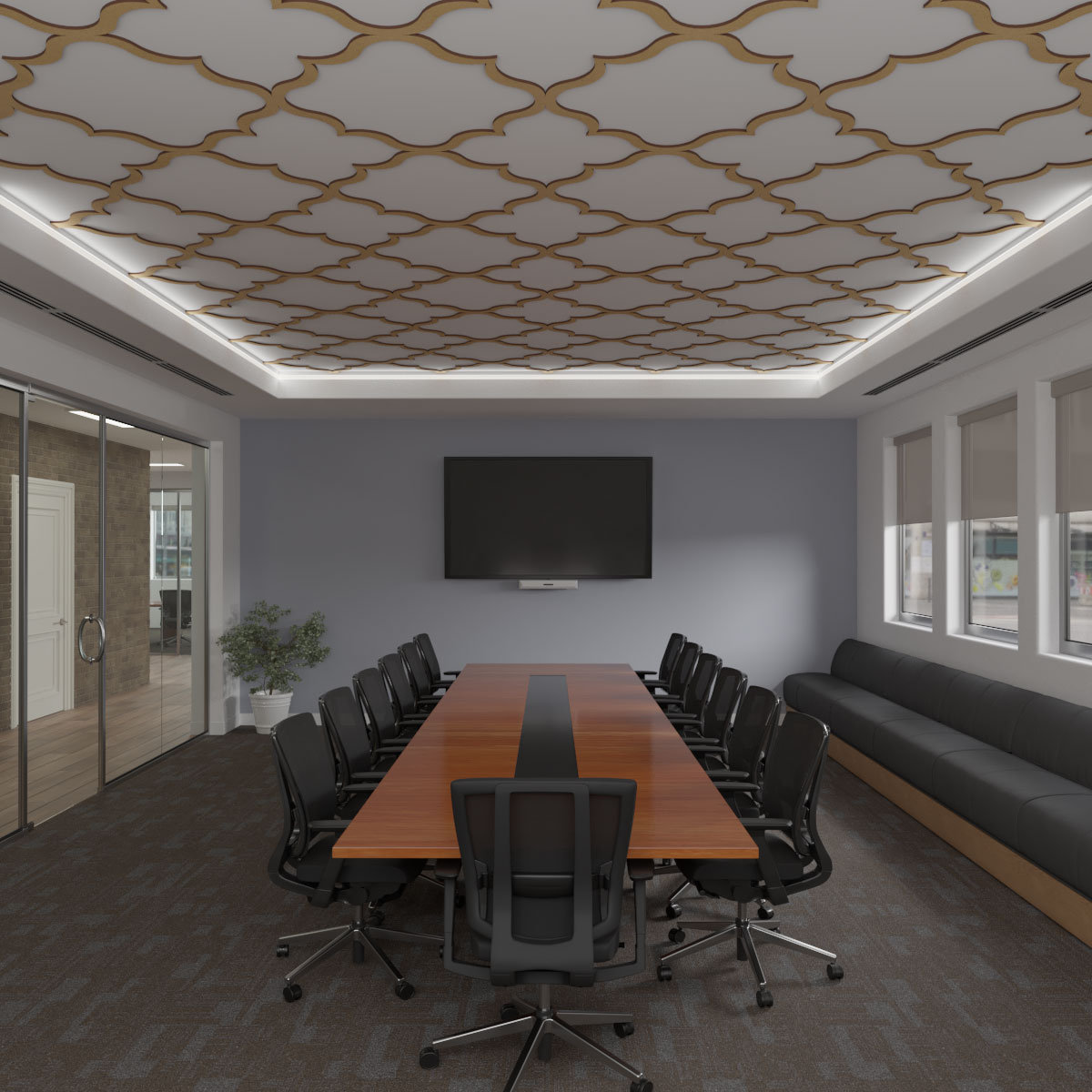 Ekena Millwork May Decorative Ceiling Fretwork | Wayfair