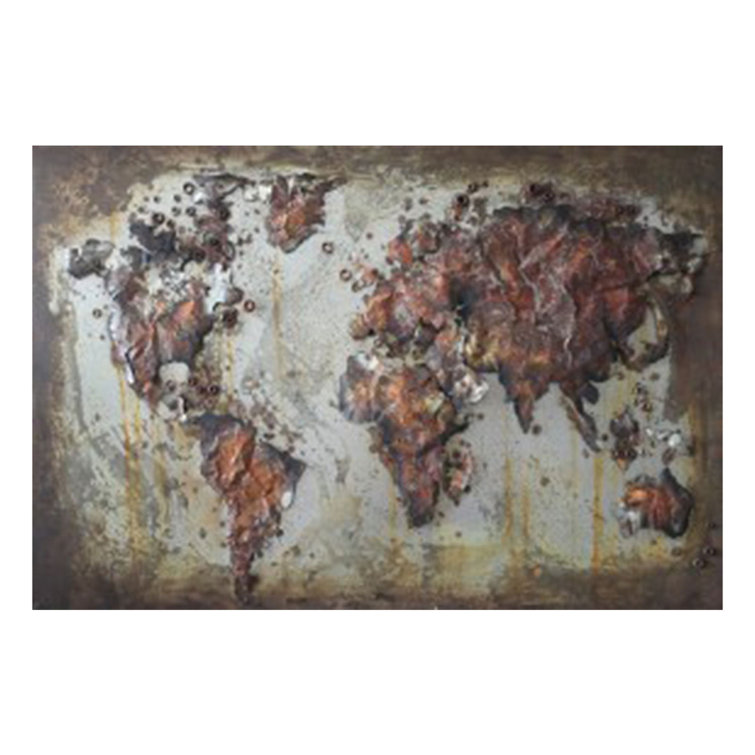 Rosalind Wheeler Geography Wall Decor on Iron | Wayfair.co.uk