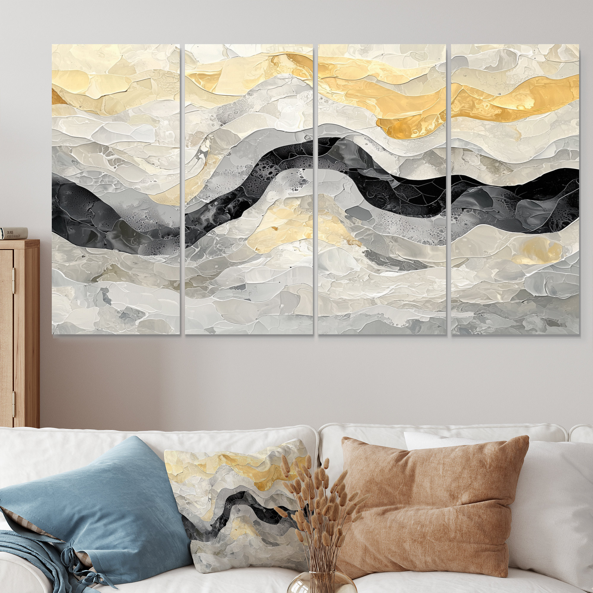 Wrought Studio™ Odalia - Abstract Realism Wall Art - Modern Wall Art ...