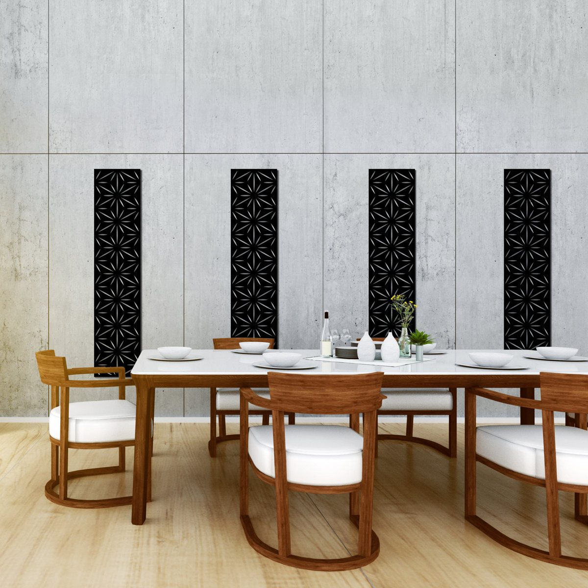 OUTDECO 16"x72" Stars Galvanized Steel Wall and Fence Extension Privacy ...