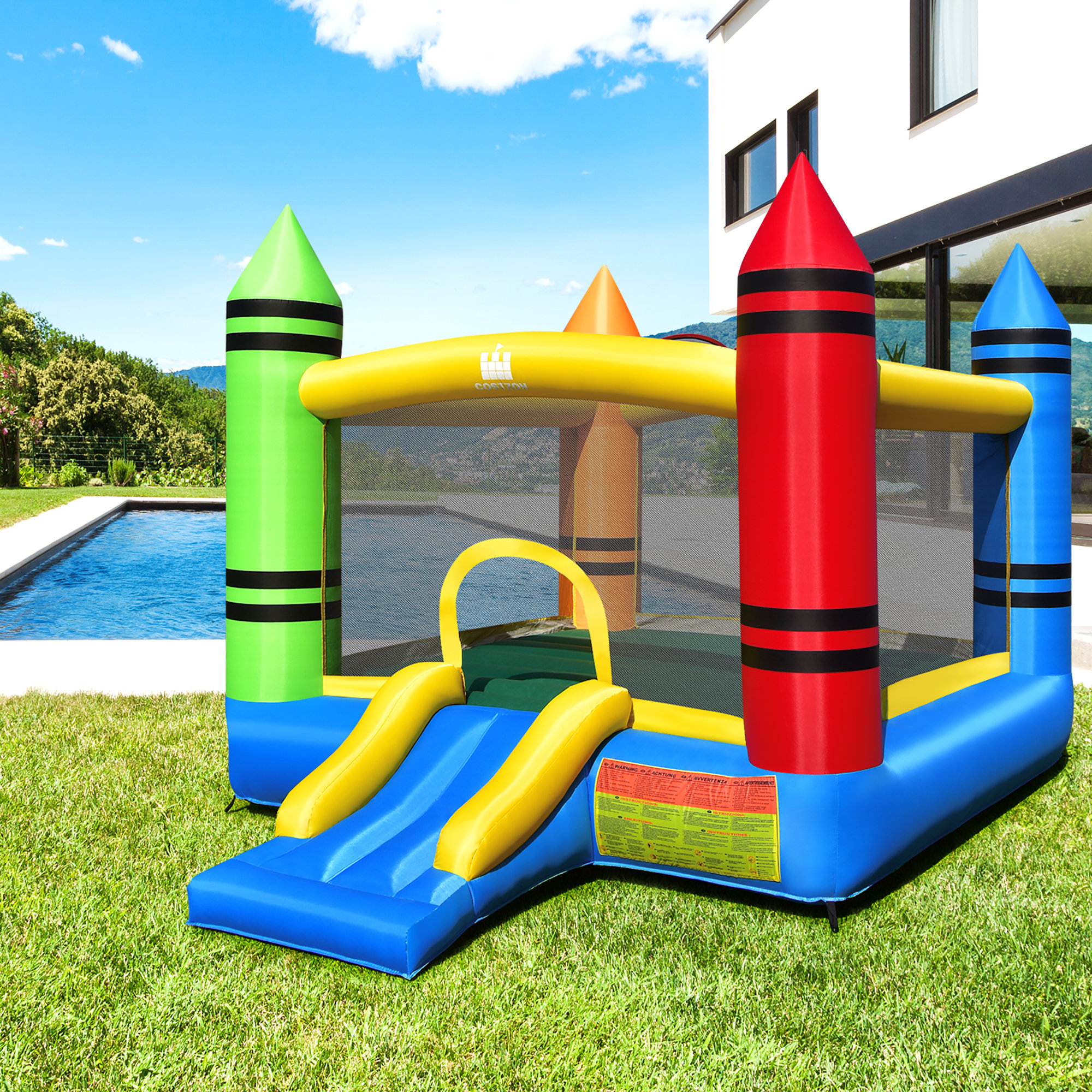 Costway 103' x 138' Bounce House & Reviews - Wayfair Canada