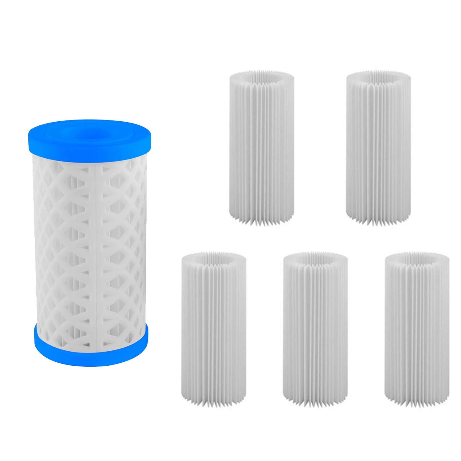 Zupora Reusable 5-Pack Pool Filters Cartridge Type A Type C Or III ...