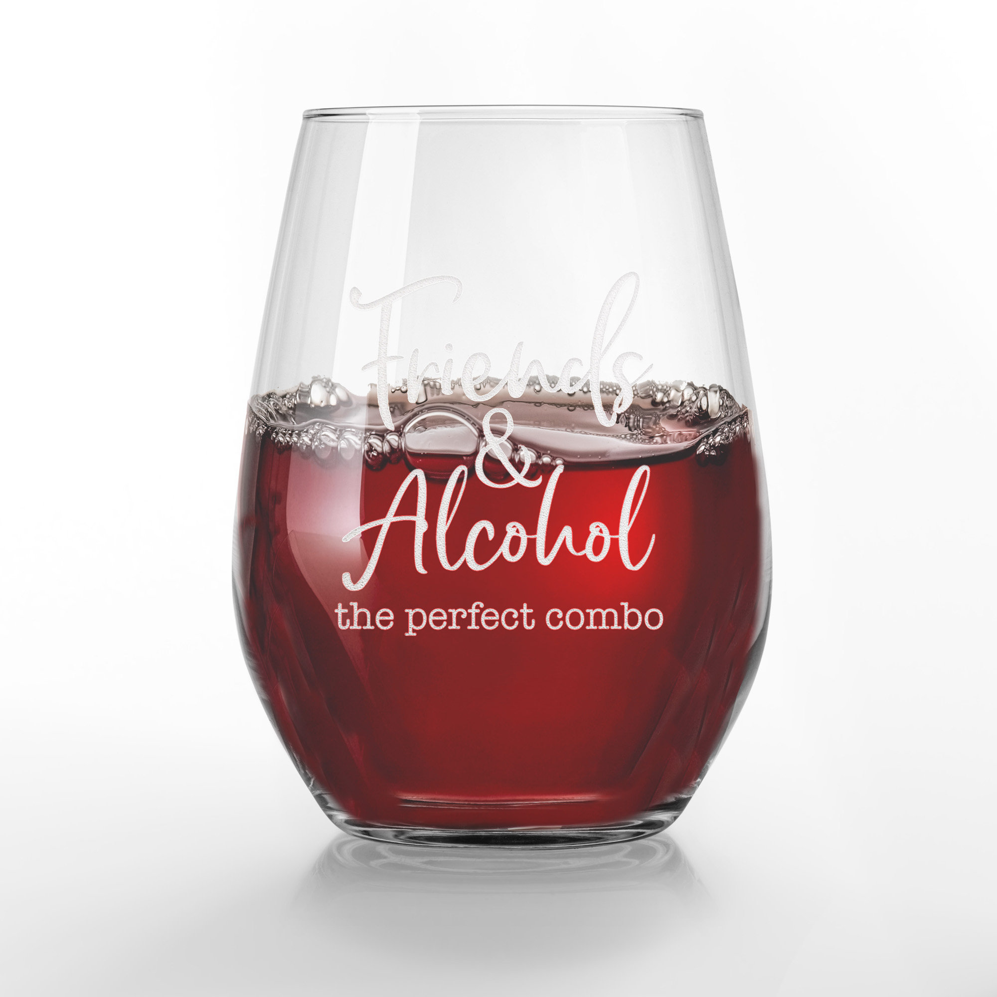 Trinx 15oz. Glass Stemless Wine Glass - Wayfair Canada