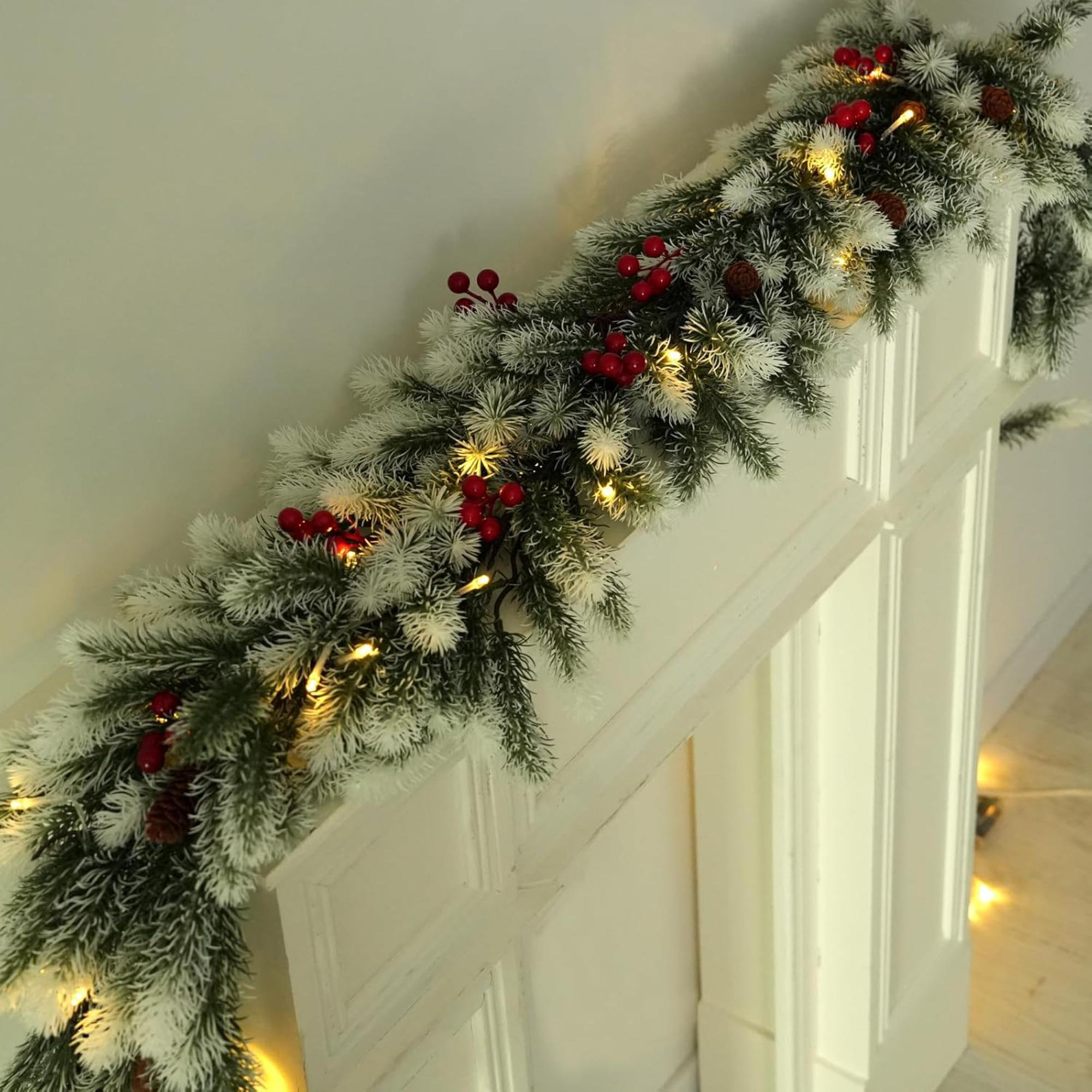 The Holiday Aisle® 6FT Artificial Long Cedar Garlands - Real Touch ...