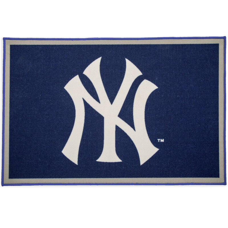 Delta Children MLB New York Yankees Blue/Gray Area Rug & Reviews | Wayfair
