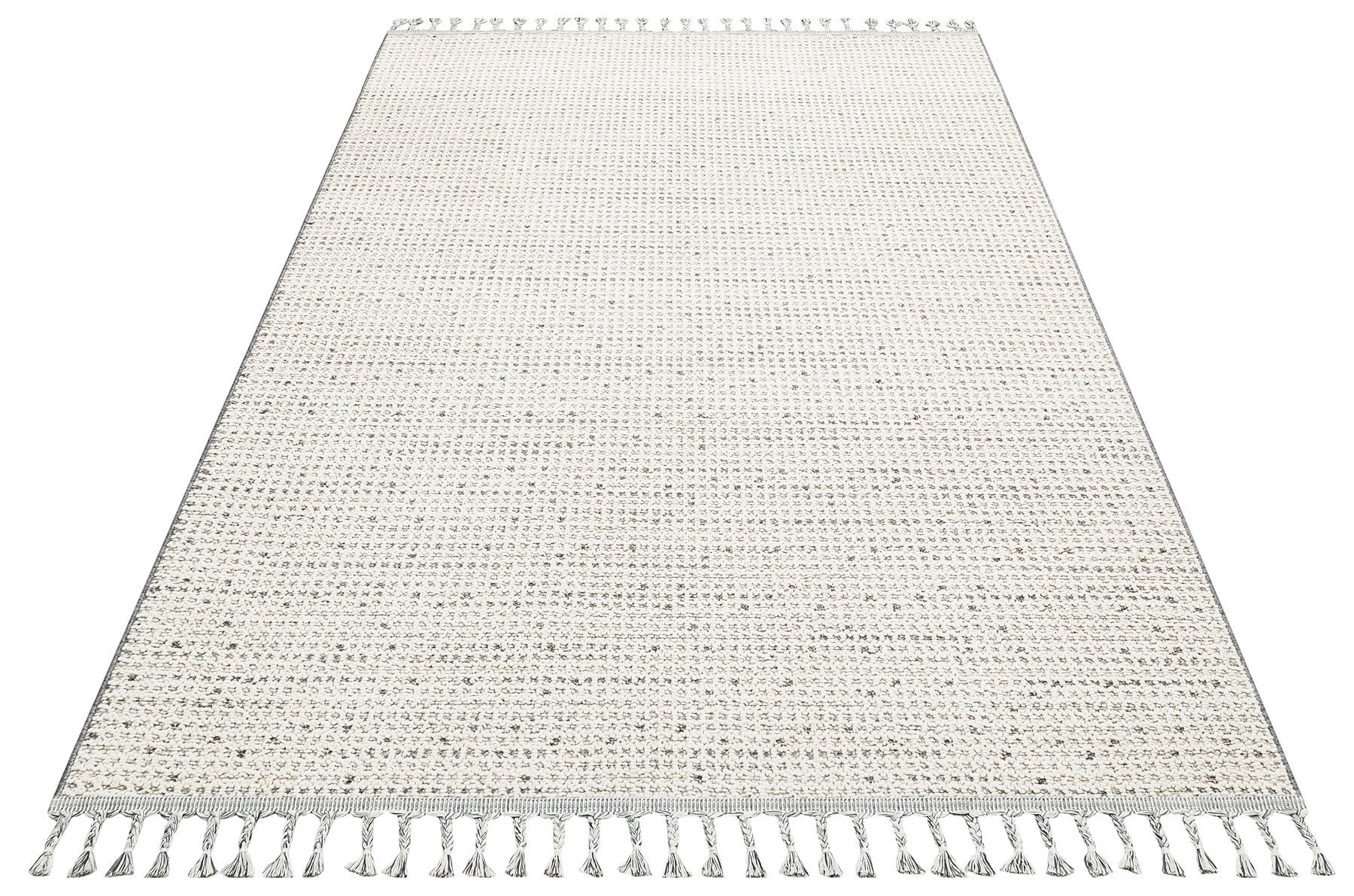 Hokku Designs Berkeley Cream Modern Machine Made Area Rug | Wayfair