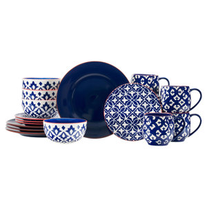 Baum Amari Stoneware Dinnerware Set - Service for 4 & Reviews | Wayfair