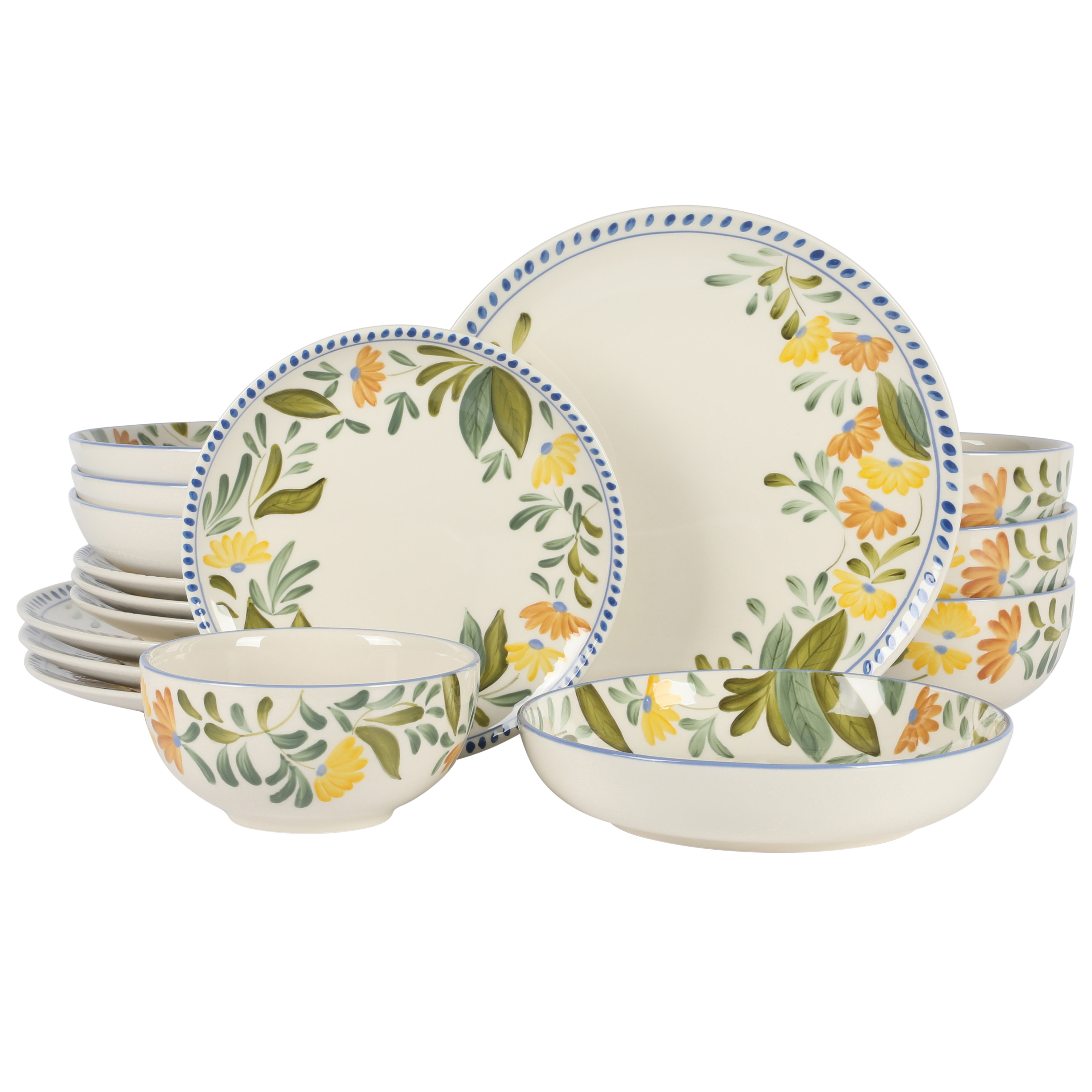 Bloomhouse Dinnerware Set - Service for 4 | Birch Lane
