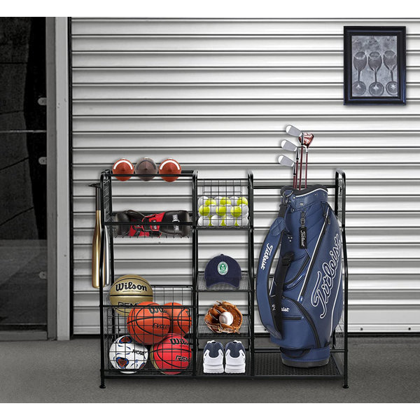 PSWY Steel Freestanding Multi-Use Sports Rack | Wayfair