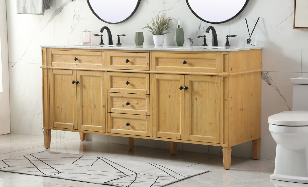 Lark Manor 72 Inch Double Jadalynn in Driftwood - Wayfair Canada