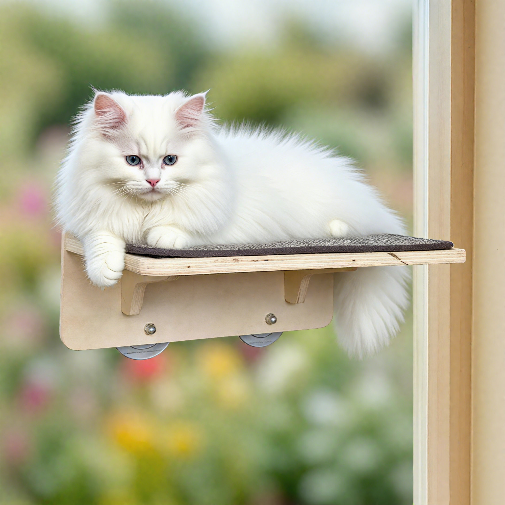 Archie & Oscar™ Cozy Cat Window Perch With Carpet Hammock & Step ...