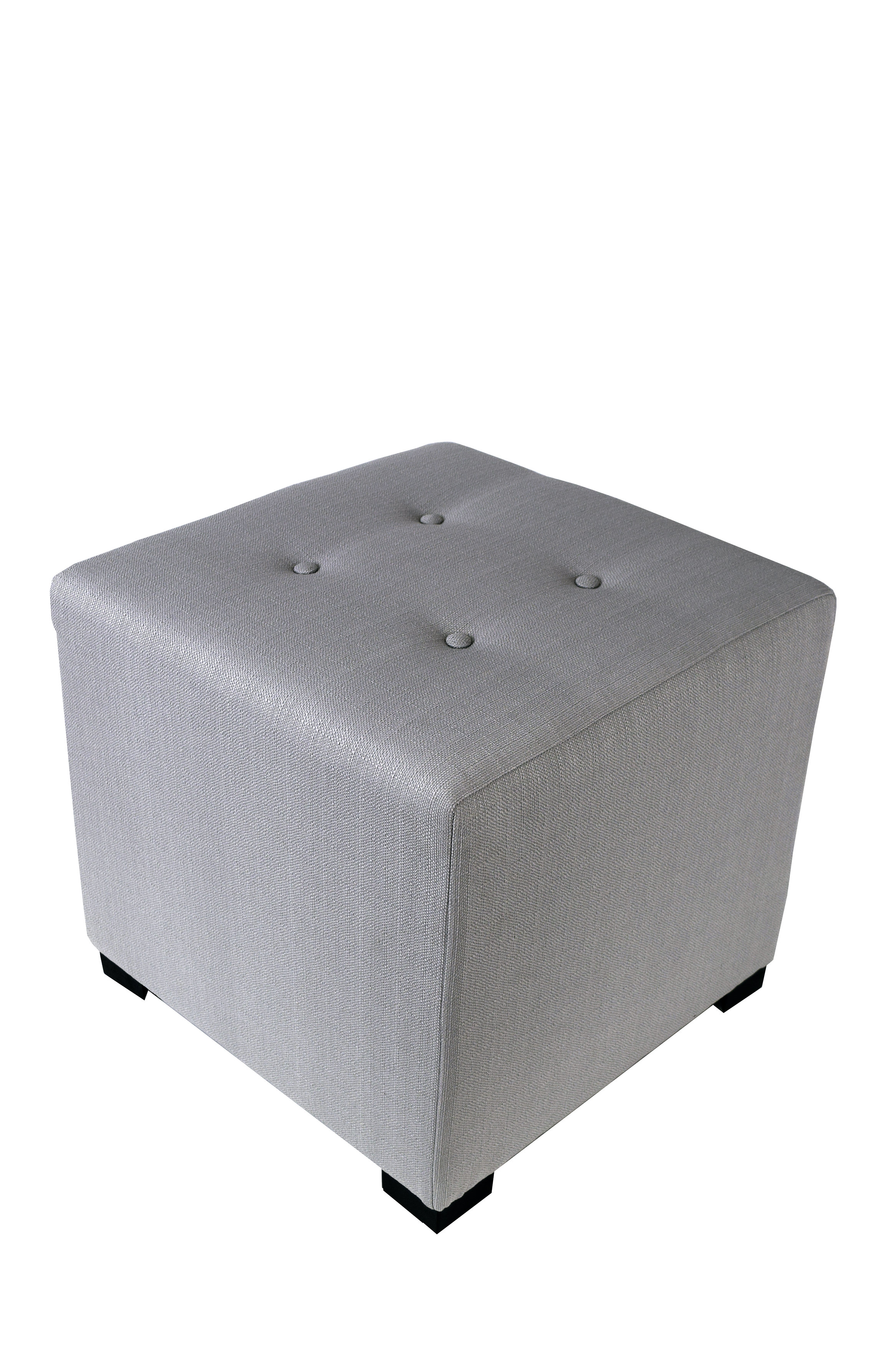 Red Barrel Studio® Woodside 19" Wide Tufted Square Cube Ottoman | Wayfair