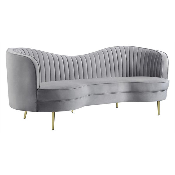 Mercer41 Canapé courbé à accoudoirs arrondis 84 po Conrad-Thomas ...