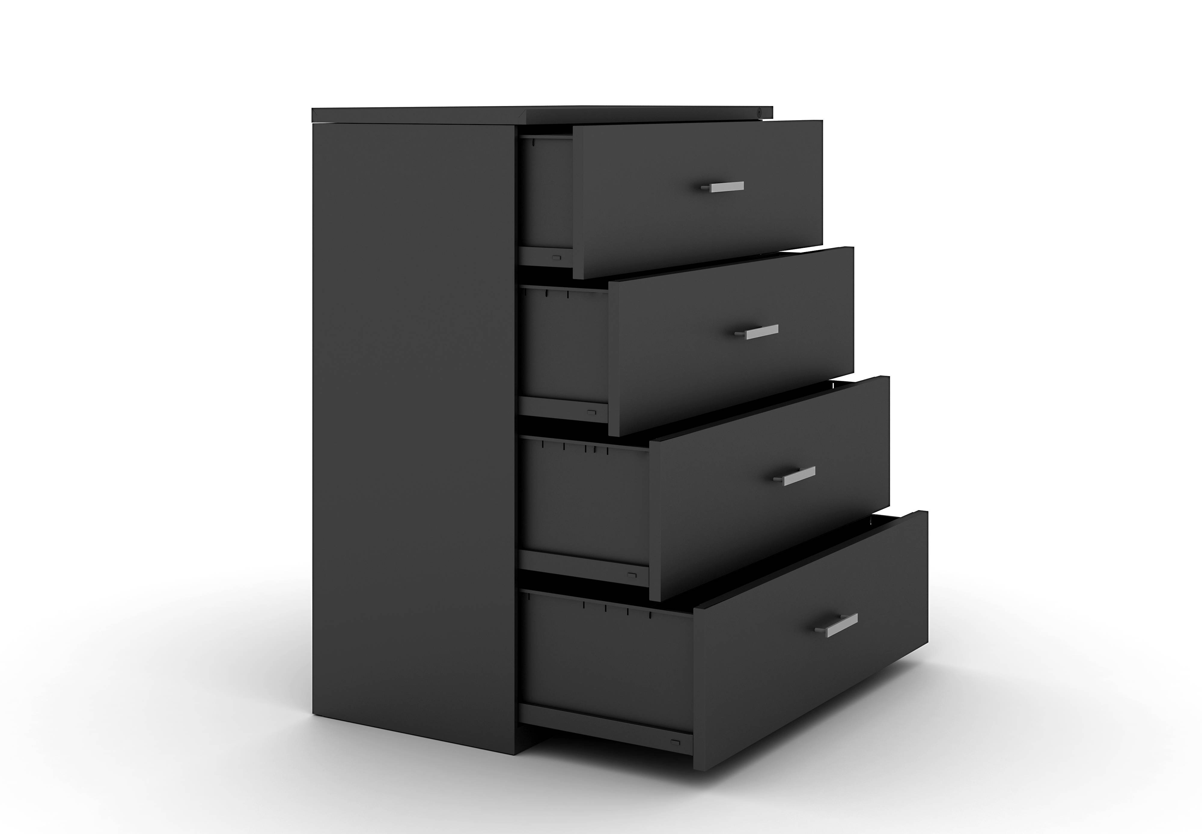 Friant My-Hite Metal Vertical Filing Cabinet with 4 Drawers, Interlock ...