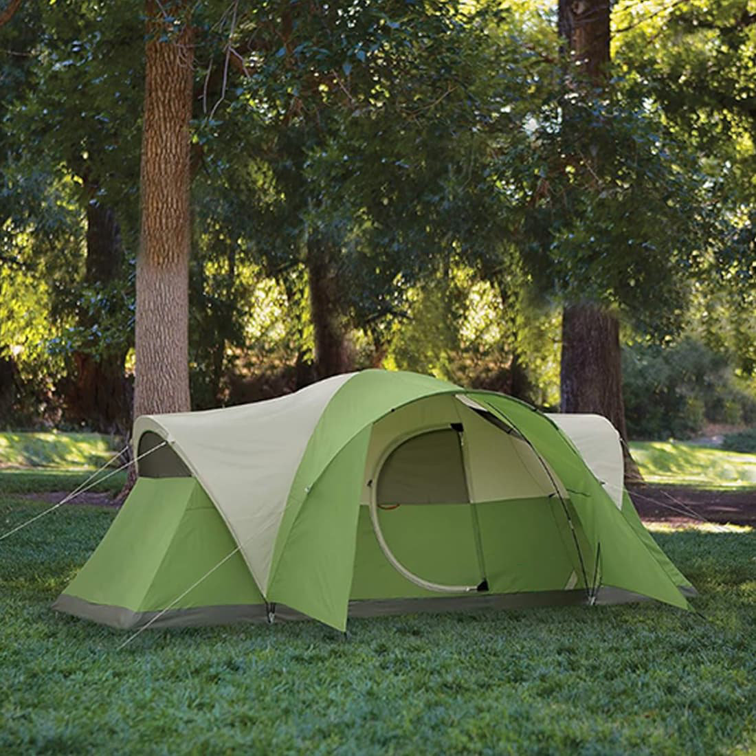 SOOTBA Camping Tent, 6/8 Person Family Tent, Includes Rain Fly, Tote ...