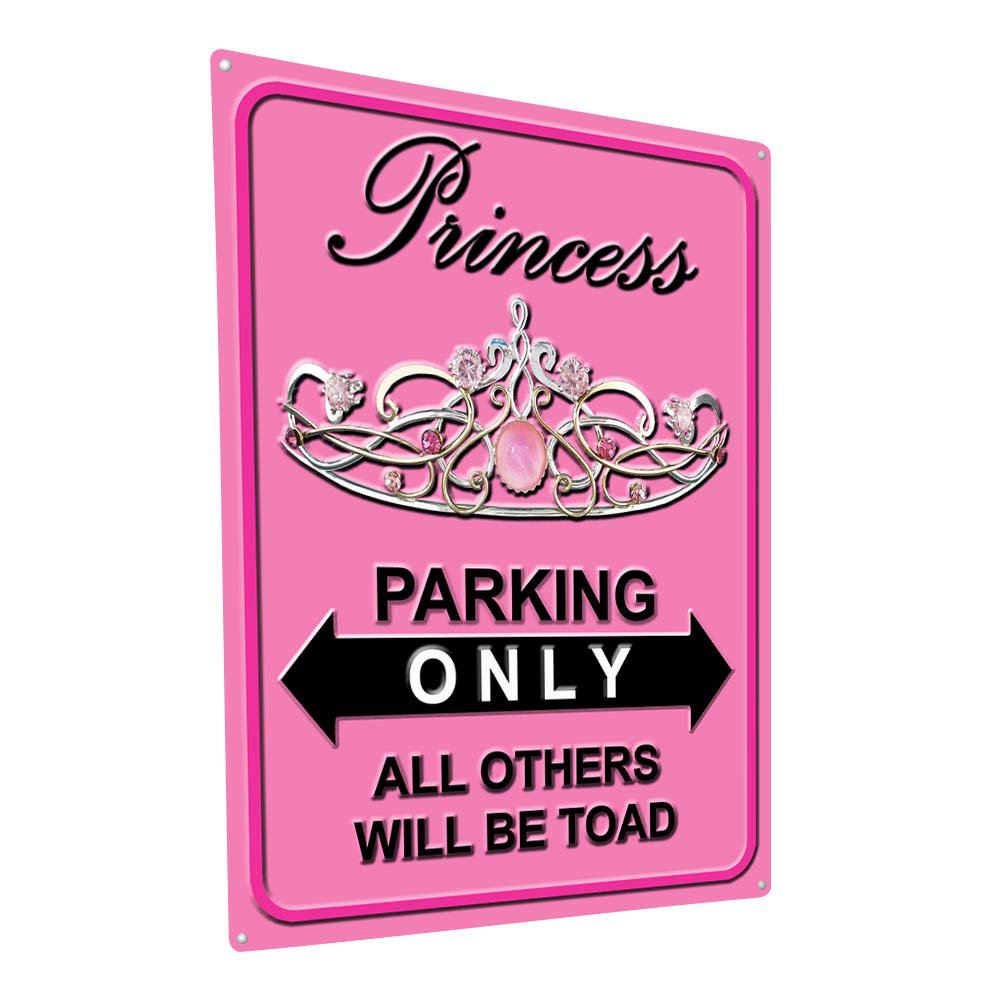 Trinx Princess Parking Only Metal Sign - Wayfair Canada