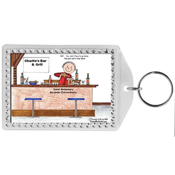 Printed Perfection Personalized Friendly Folks Bartender - Male ...