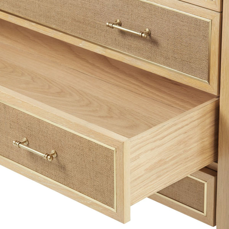 Villa & House (originally Bungalow 5) Paulina 6 Drawer 42.5" W Solid ...