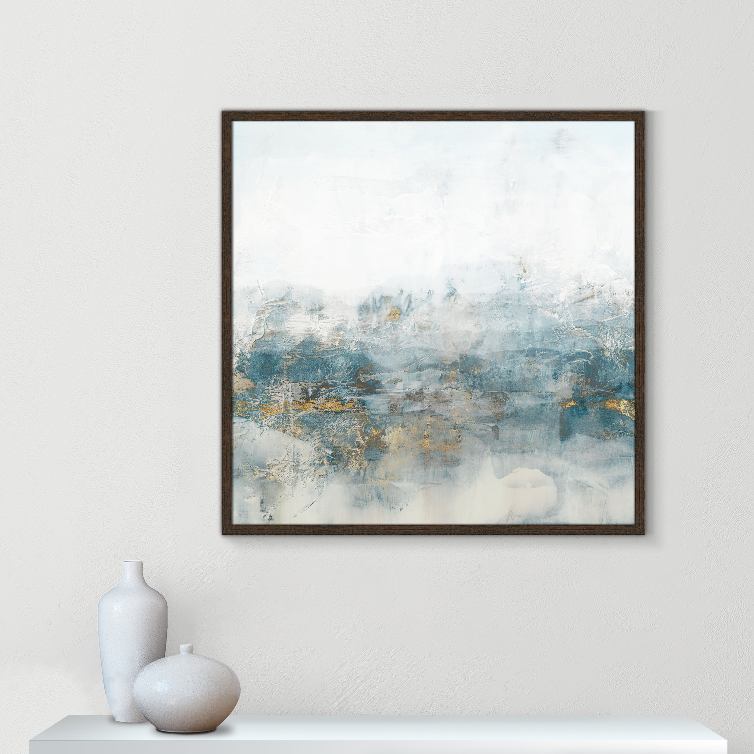 Casa Fine Arts Misty Blue - Square Version Print by Casa Fine Arts ...