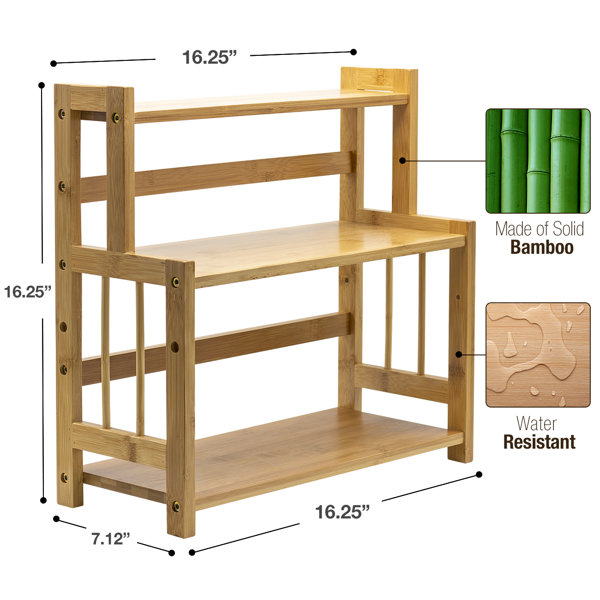 Sorbus 3-Tier Bamboo Kitchen Countertop Organizer & Reviews | Wayfair