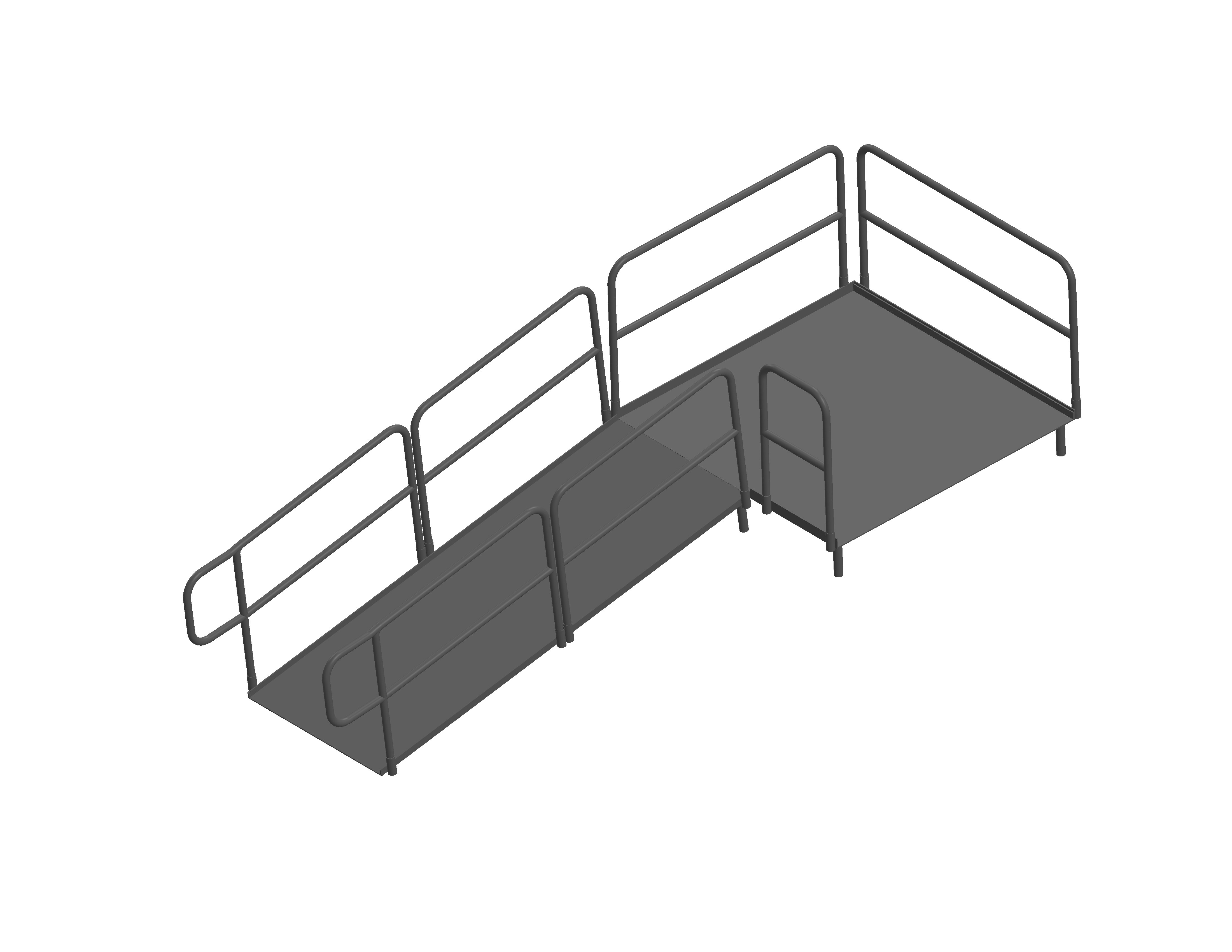 AmTab Manufacturing Corporation Stage Ramp 13' x 5', 8" High Stage ...