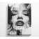 Bright Star Halftone Lady - Wrapped Canvas Print | Wayfair.co.uk