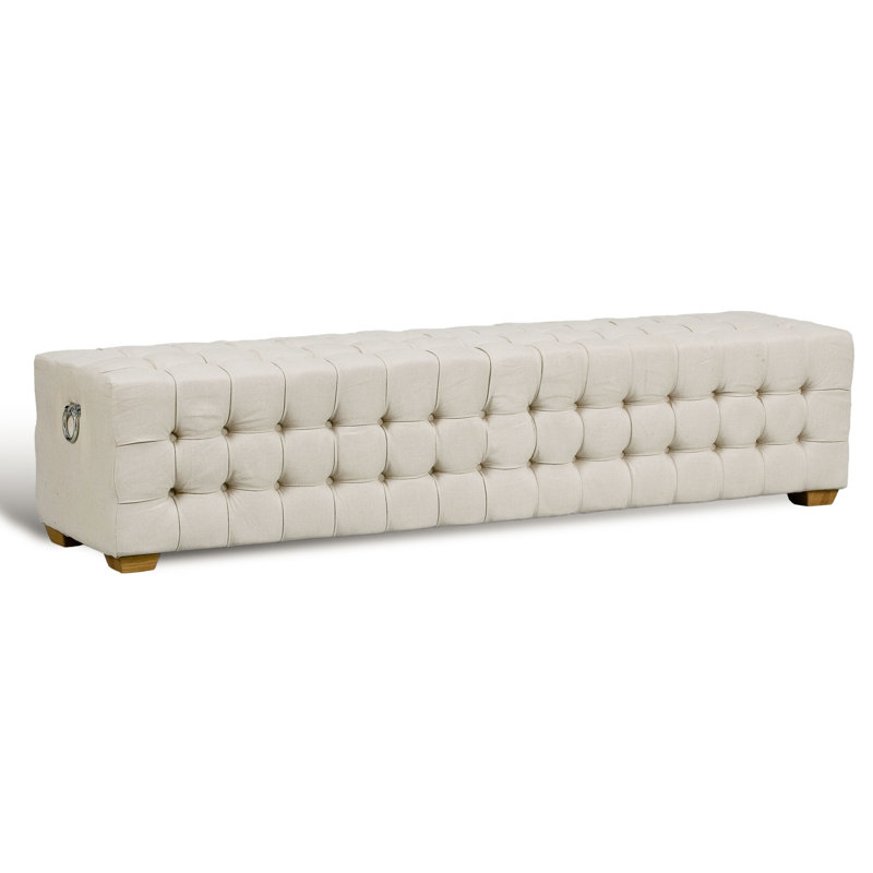Canora Grey Berrian Long Tufted Upholstered Bench & Reviews | Wayfair