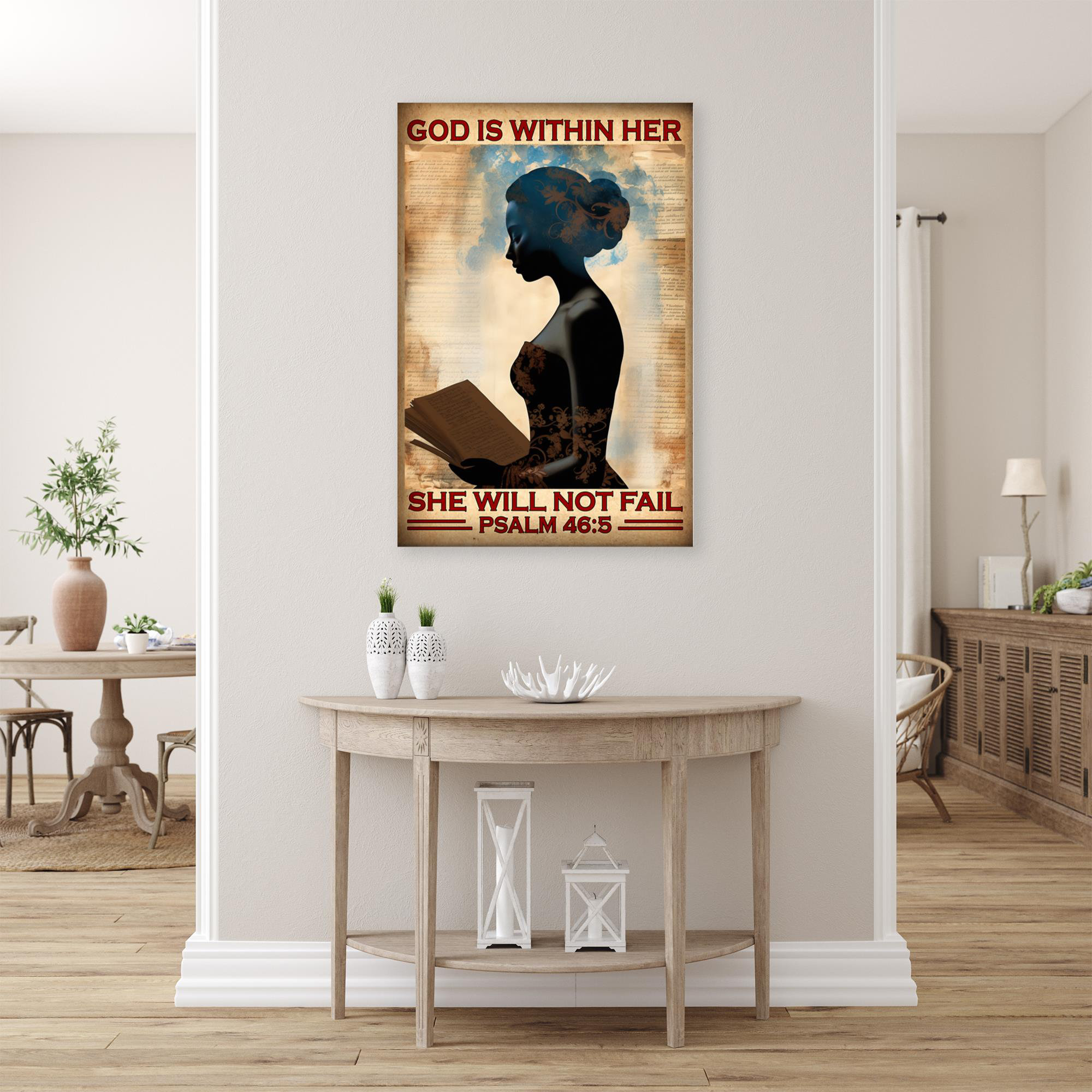 Trinx Woman She Will Not Fail On Canvas Graphic Art | Wayfair