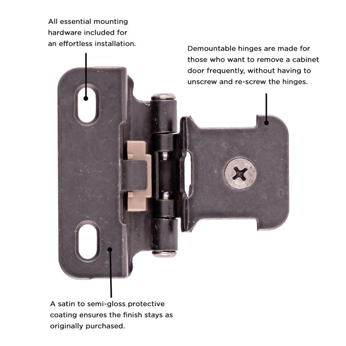 HickoryHardware Wrap Hinge | Wayfair