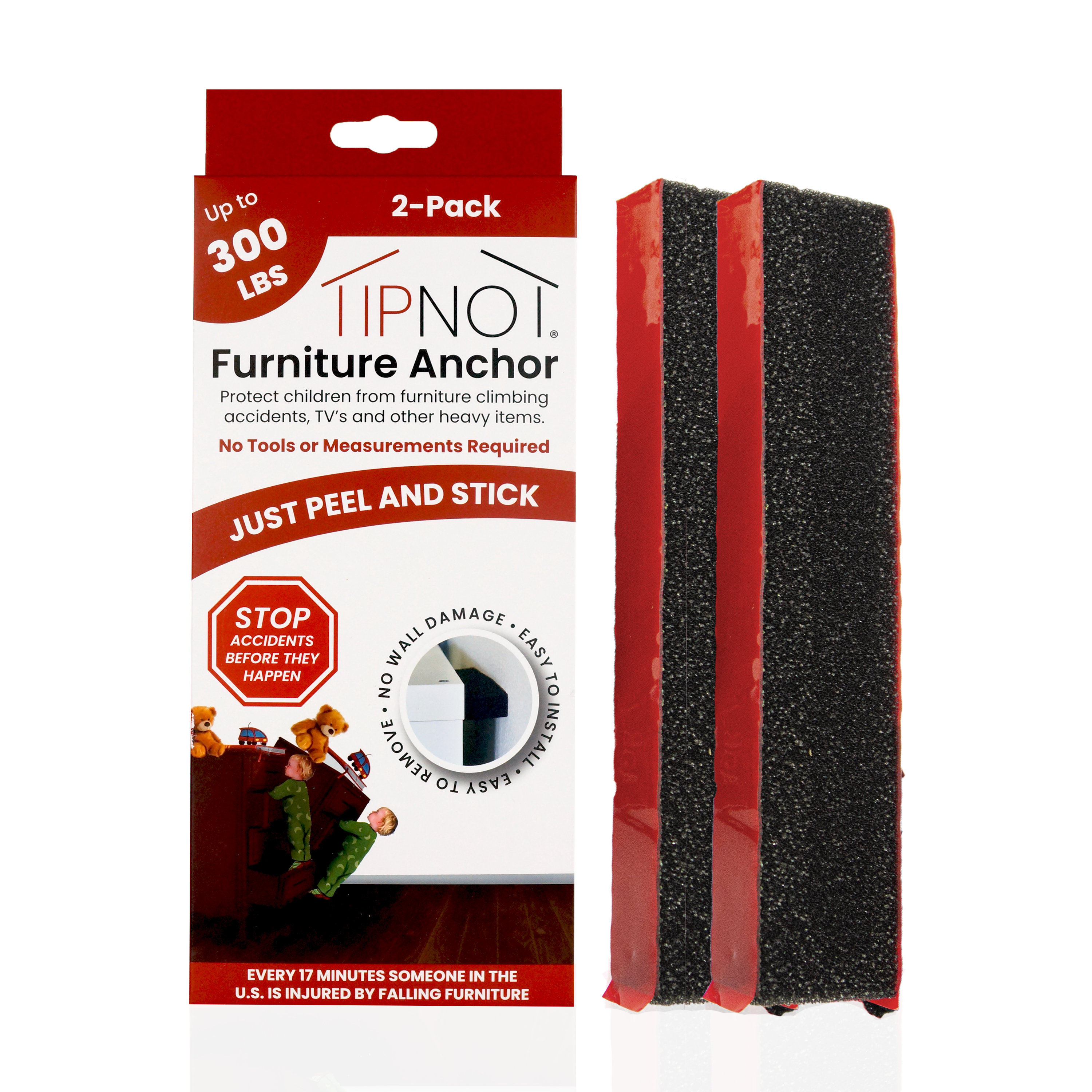 TipNot Ancrage de meuble Tipnot, aucun outil requis, esthétique ...