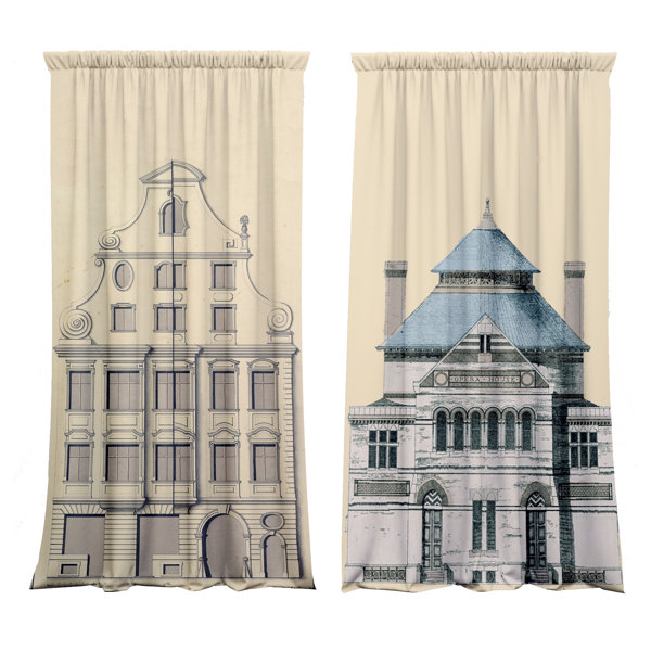 Sowe Polyester Blackout Slot Top Sliding Panel Pair | Wayfair.co.uk