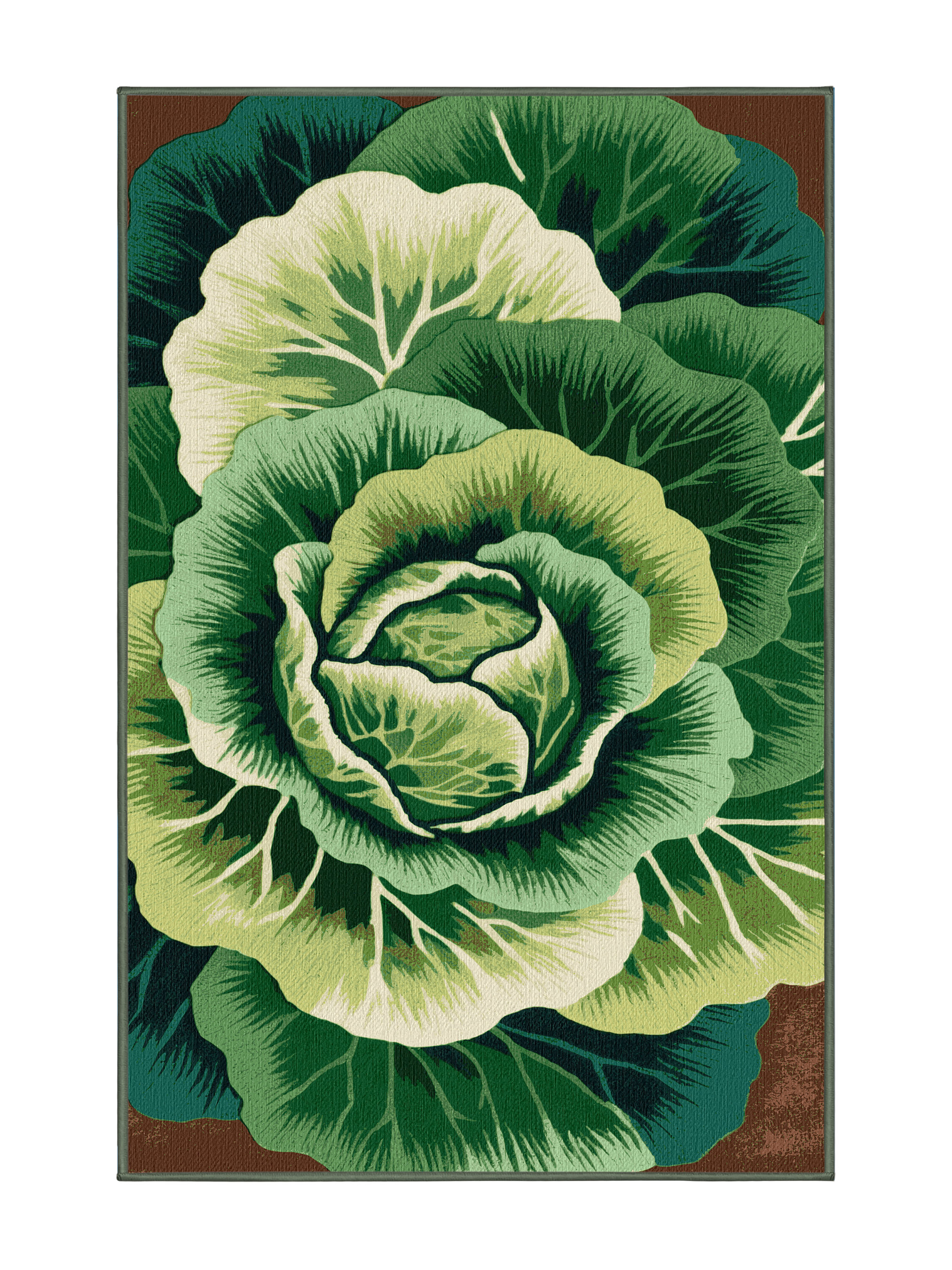 Hokku Designs Washable Chinese Cabbage Napa Vegetables Area Rug | Wayfair